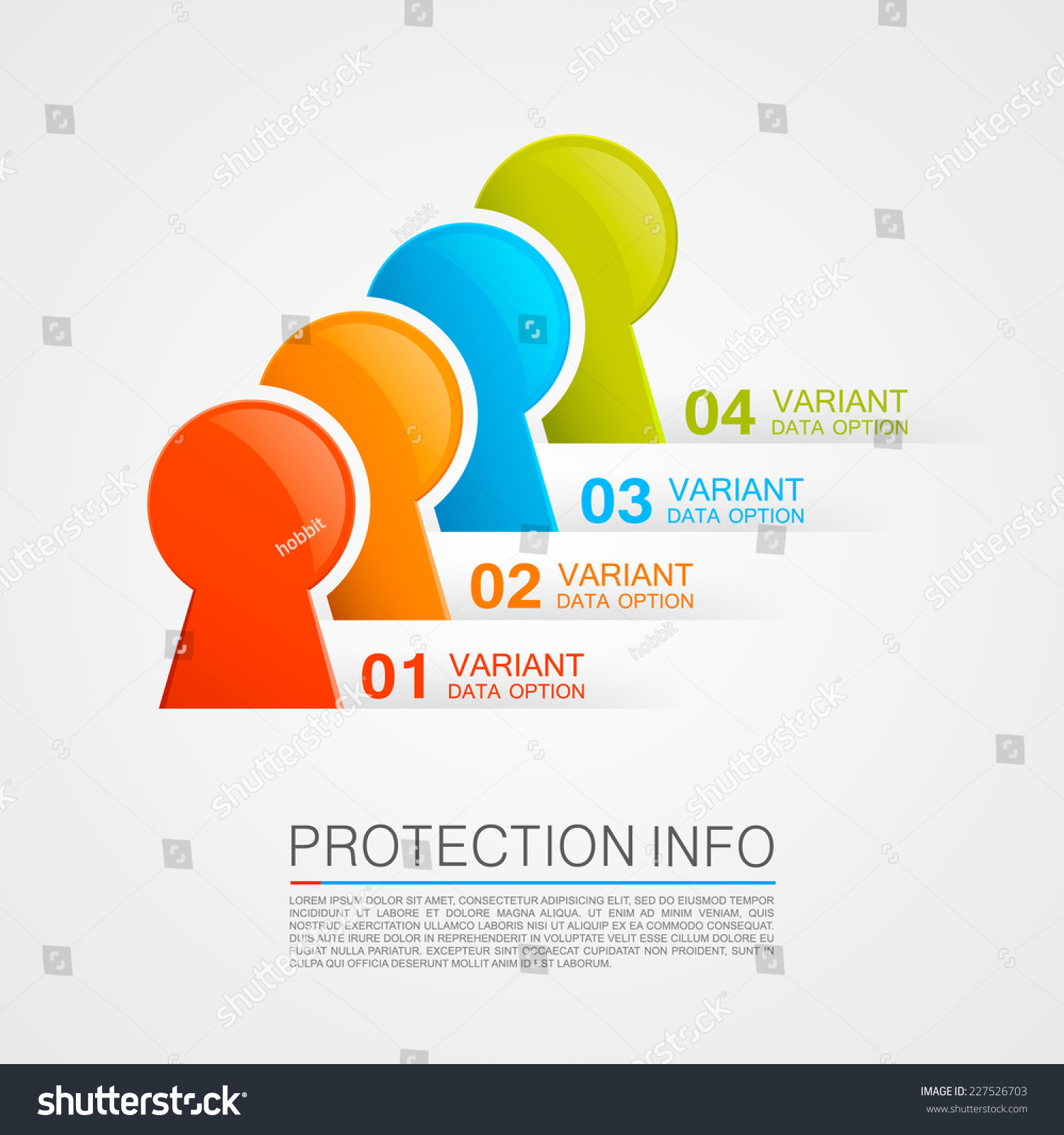 Protection Info Vector Illustration Stock Vector (Royalty Free ...