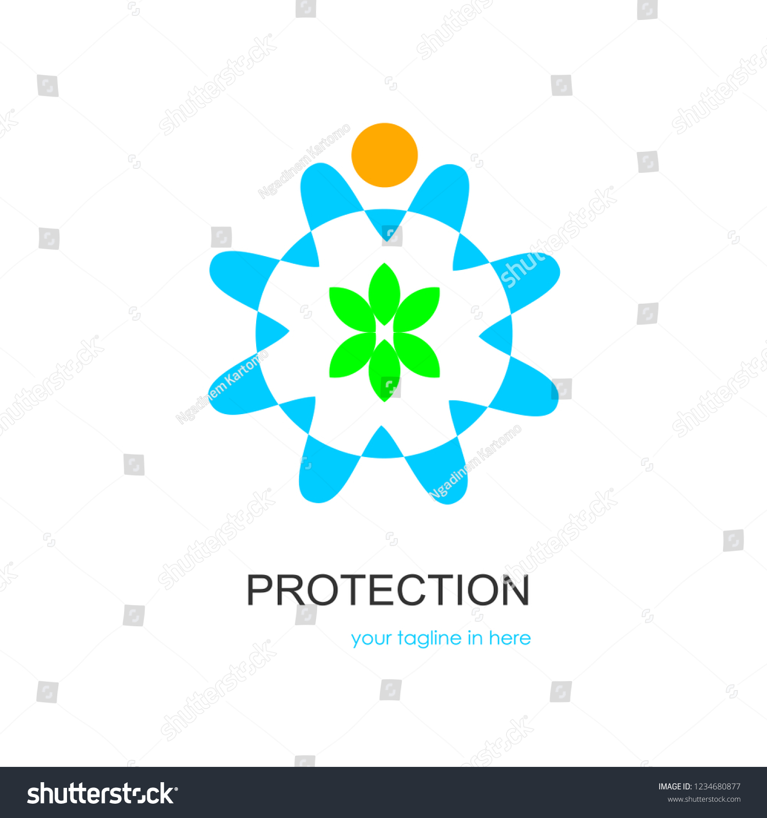 Protection Logo Icon Symbol Vector Stock Vector (Royalty Free ...