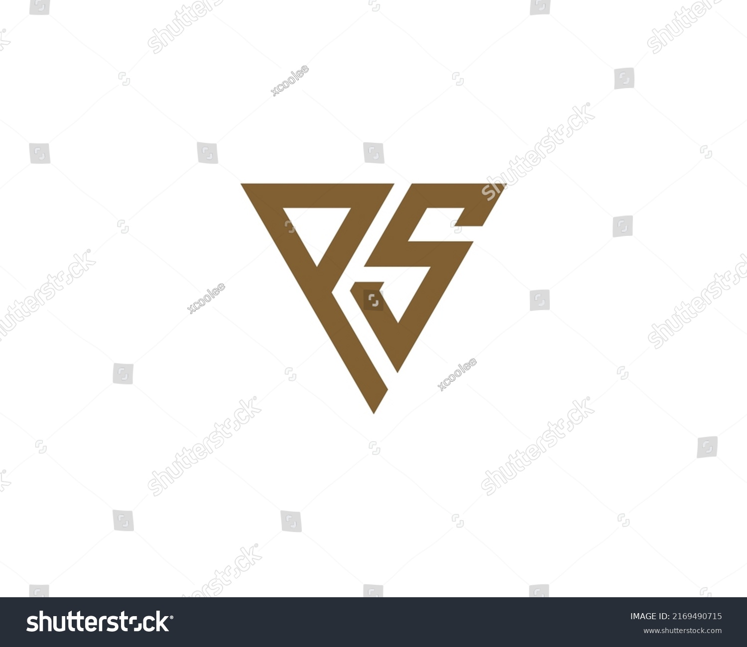 Ps Logo Design Vector Template Stock Vector (Royalty Free) 2169490715 ...