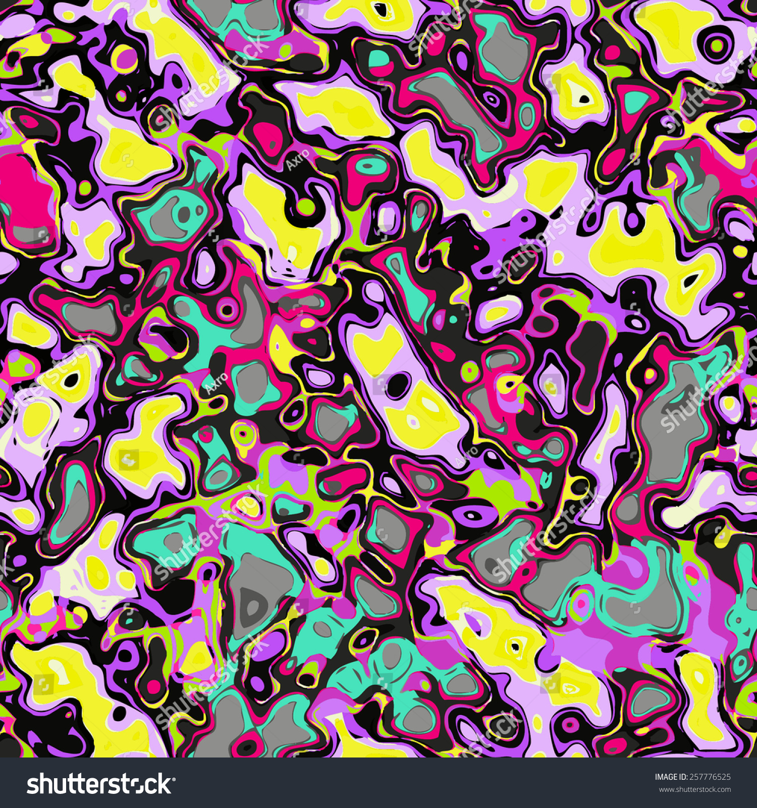 Psychedelic Seamless Acid Background Stock Vector (Royalty Free ...