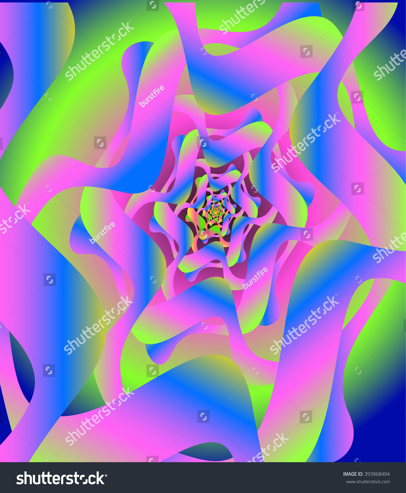 Psychedelic Vortex Abstract Art Background Design Stock Vector (Royalty ...