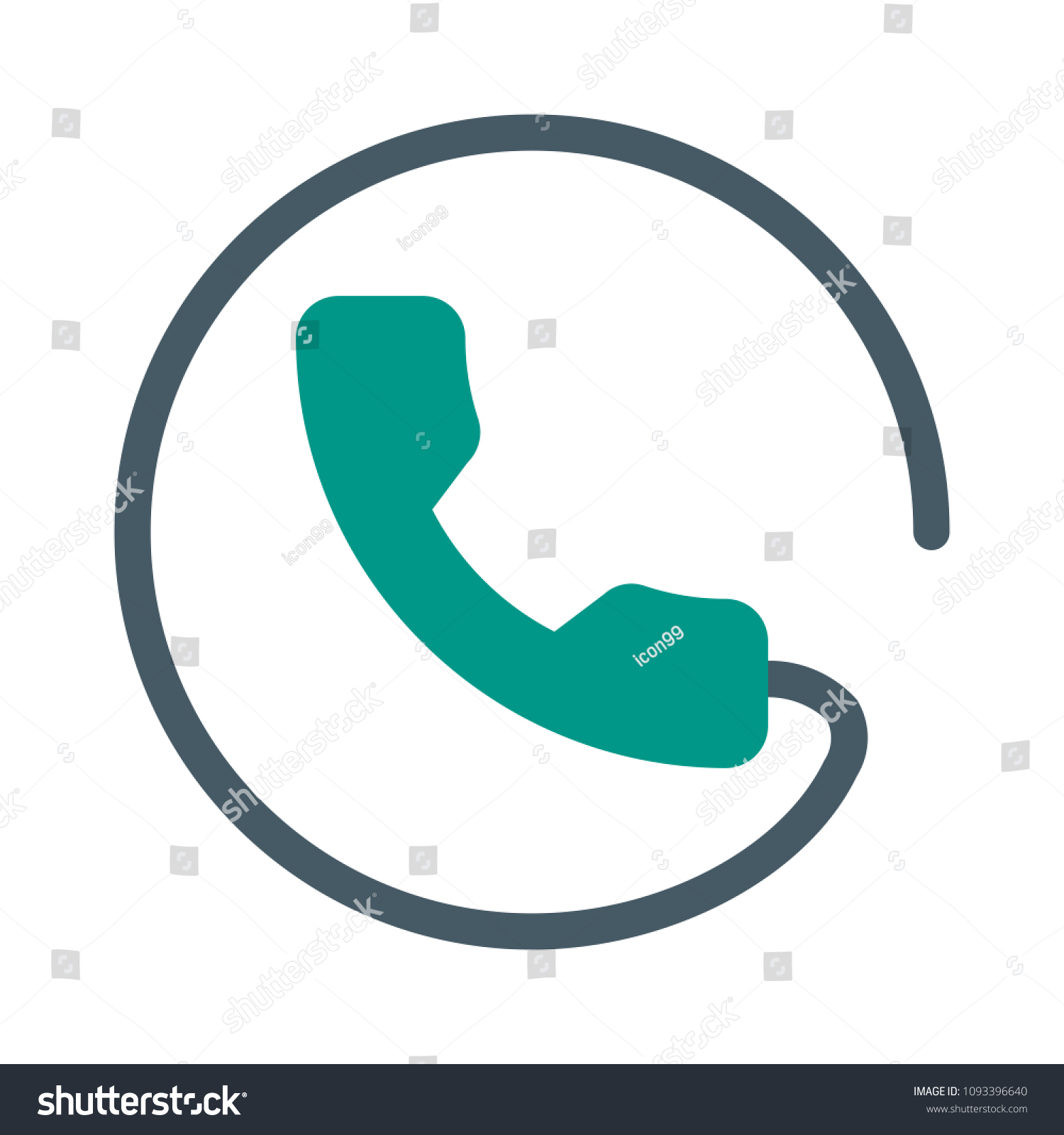 Public Calling Symbol Stock Vector (Royalty Free) 1093396640 | Shutterstock