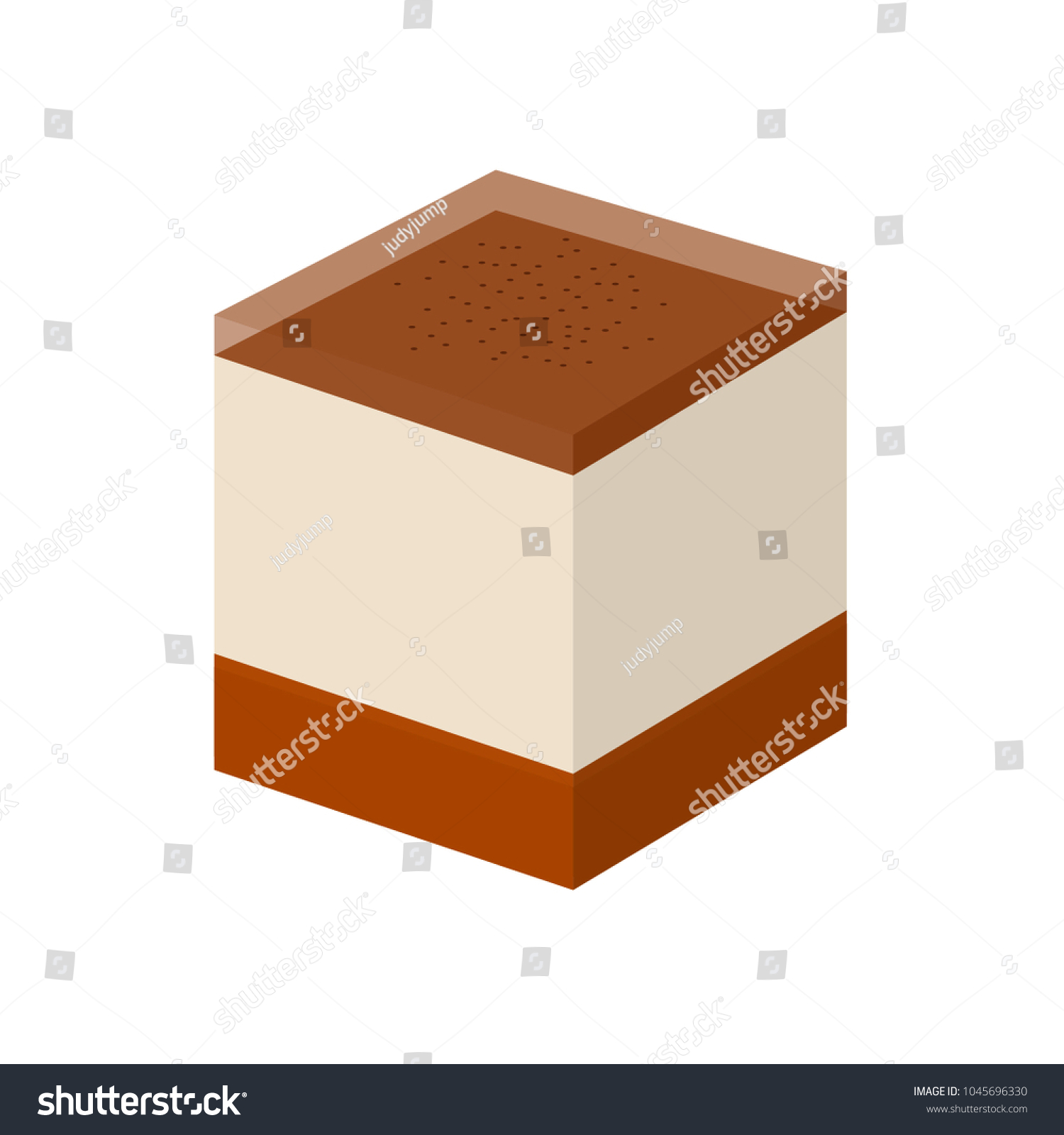 Pudding Cartoon Vector Free Space Text Stock Vector (Royalty Free ...
