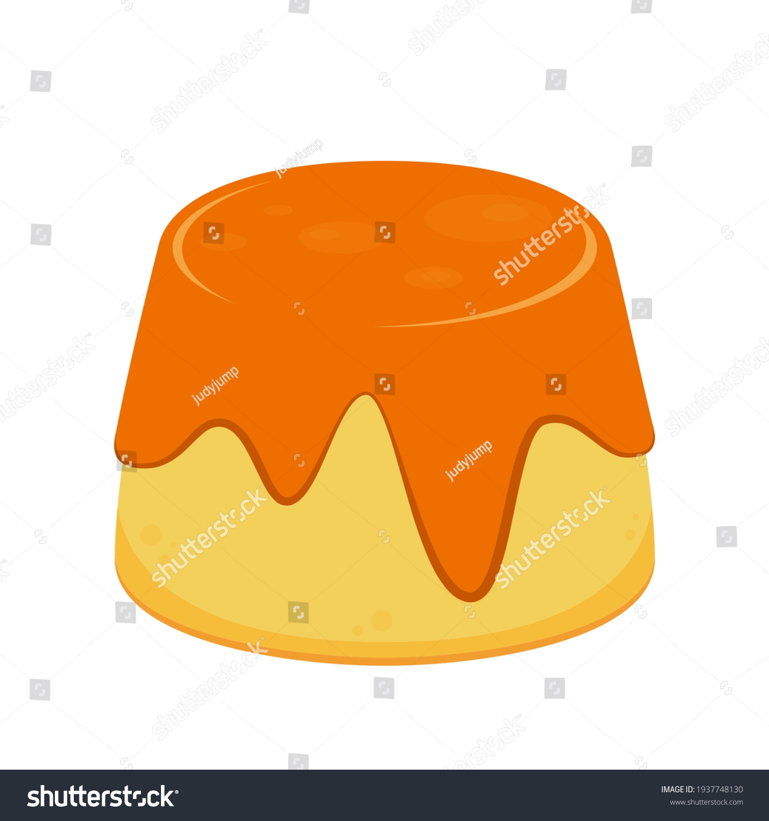 Pudding Vector Symbol Pudding Logo Design Stock Vector (Royalty Free ...