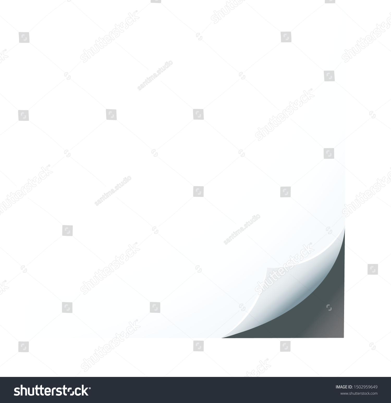Pull Paper White Paper Background Vector: vector de stock (libre de ...