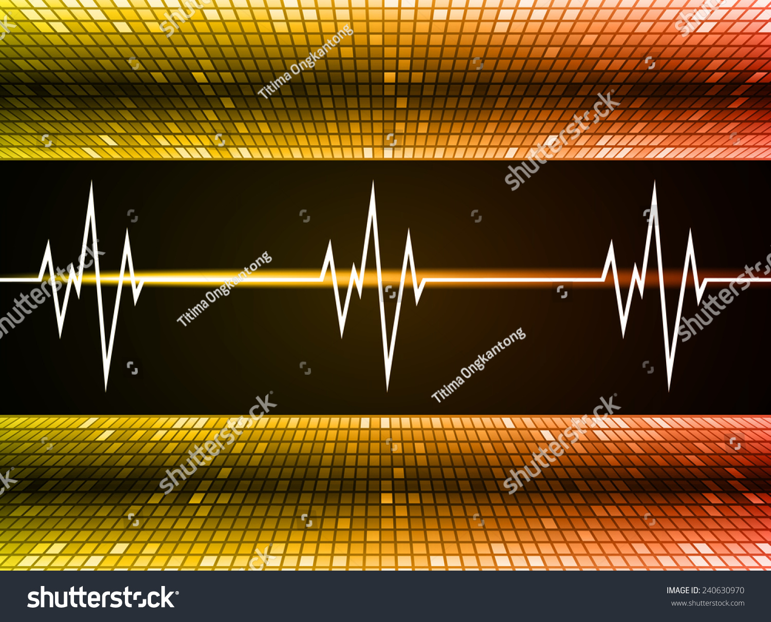 Pulse Light Abstract Technology Background Computer Stock Vector ...