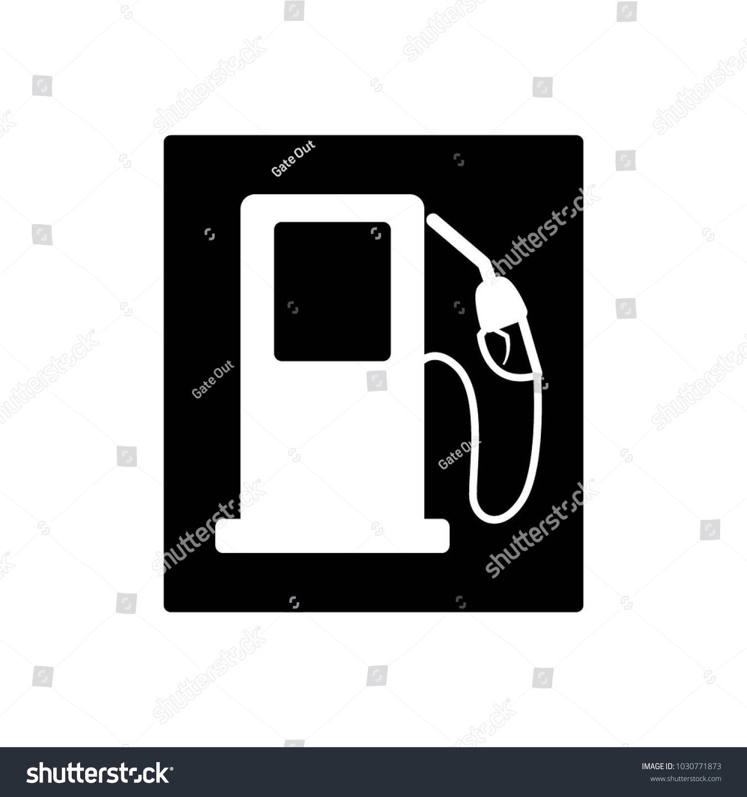 Pump Station Icon Vector Template Stock Vector (Royalty Free ...