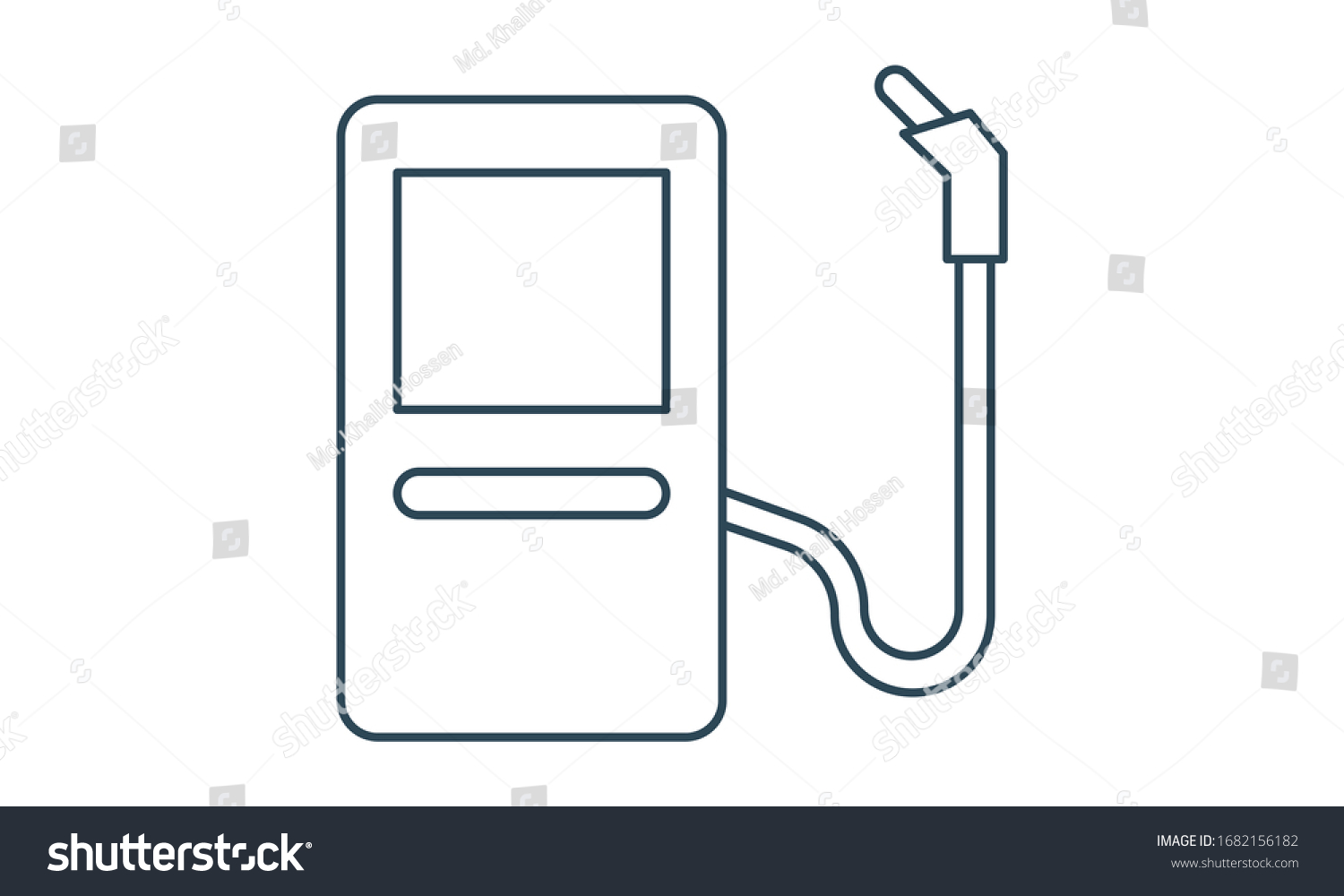 Pump Vector Icon Flat Style Graphical Stock Vector (Royalty Free ...