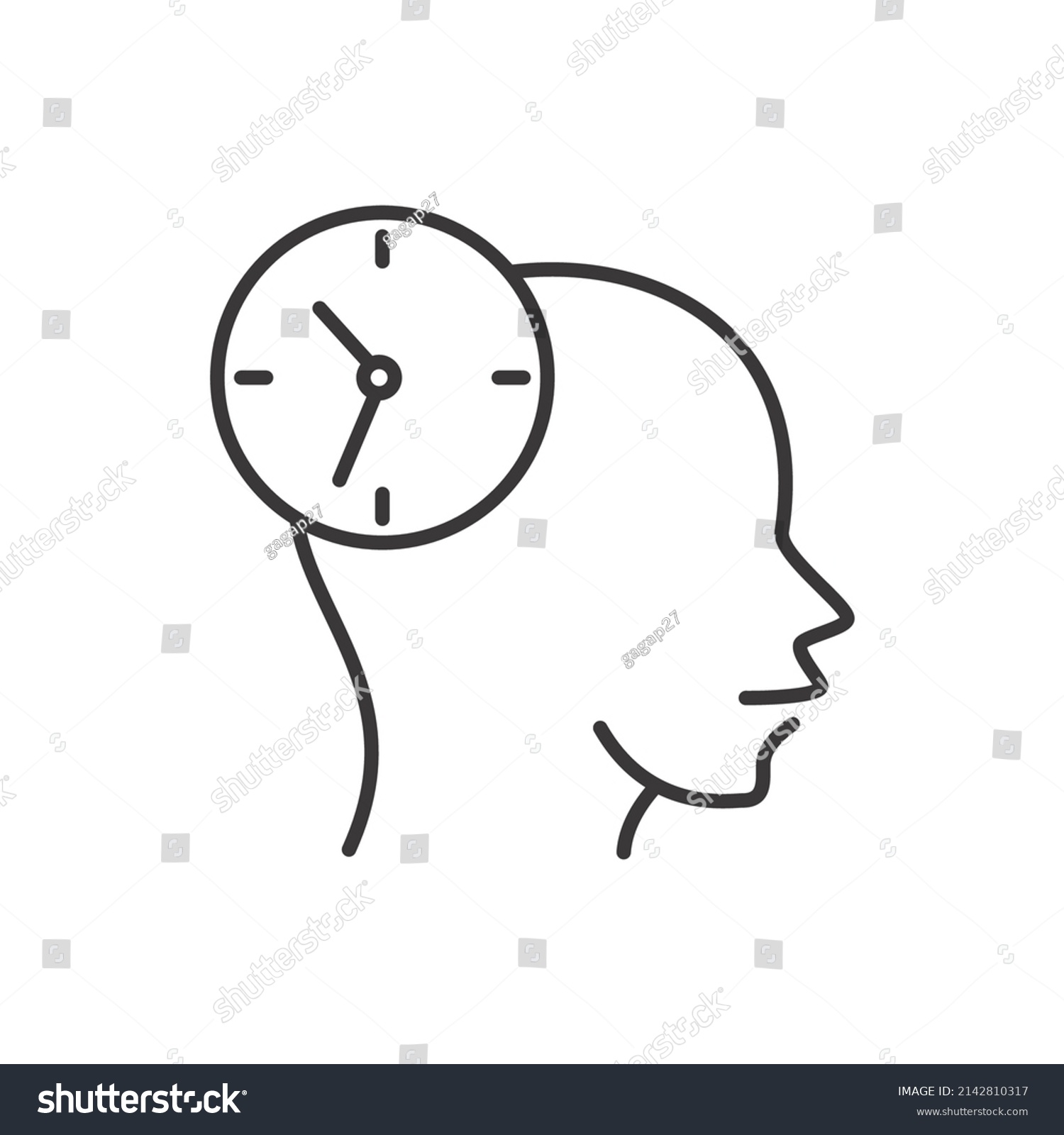 Punctuality Icons Symbol Vector Elements Infographic Stock Vector ...