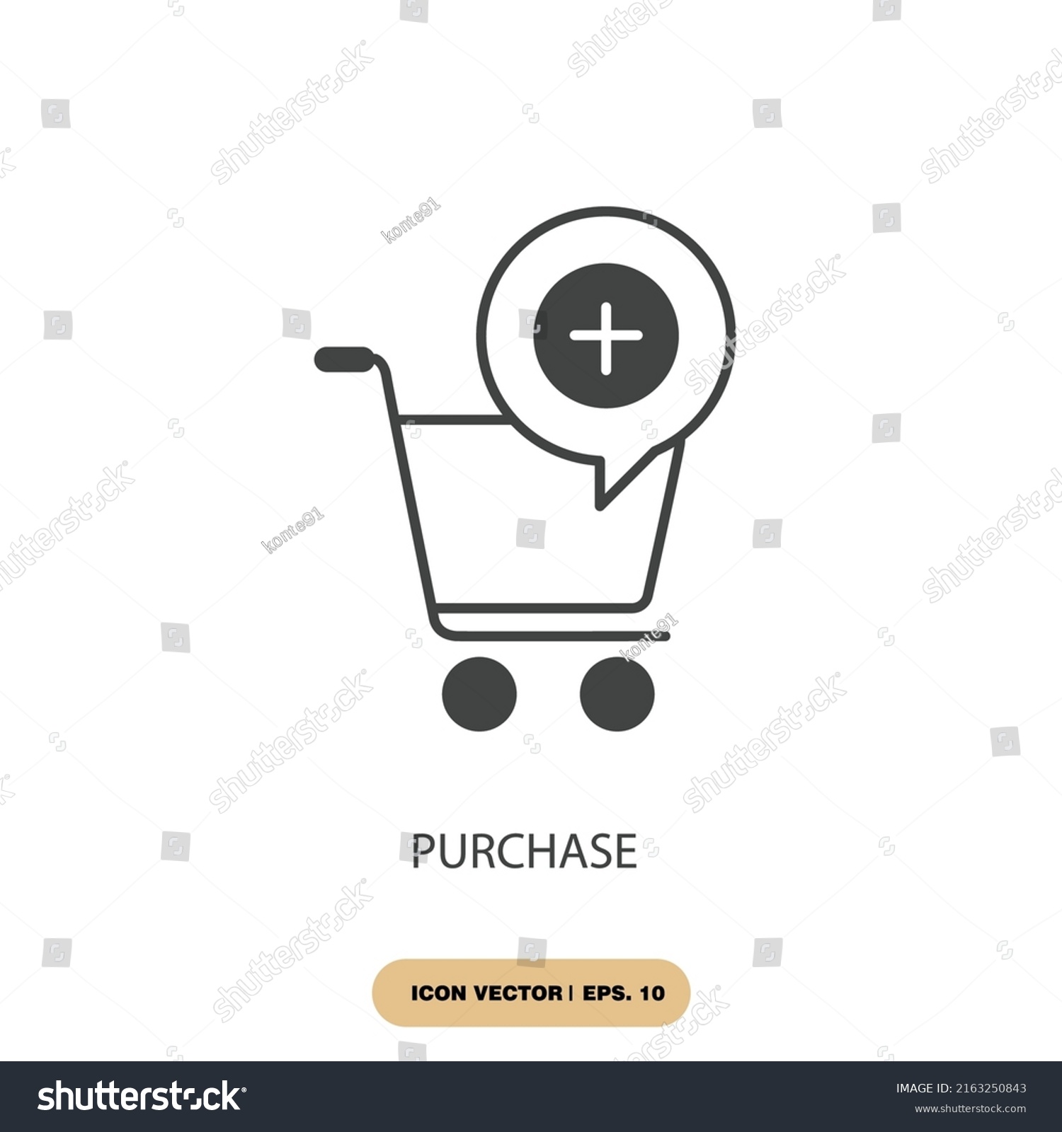 Purchase Icons Symbol Vector Elements Infographic Stock Vector (Royalty ...