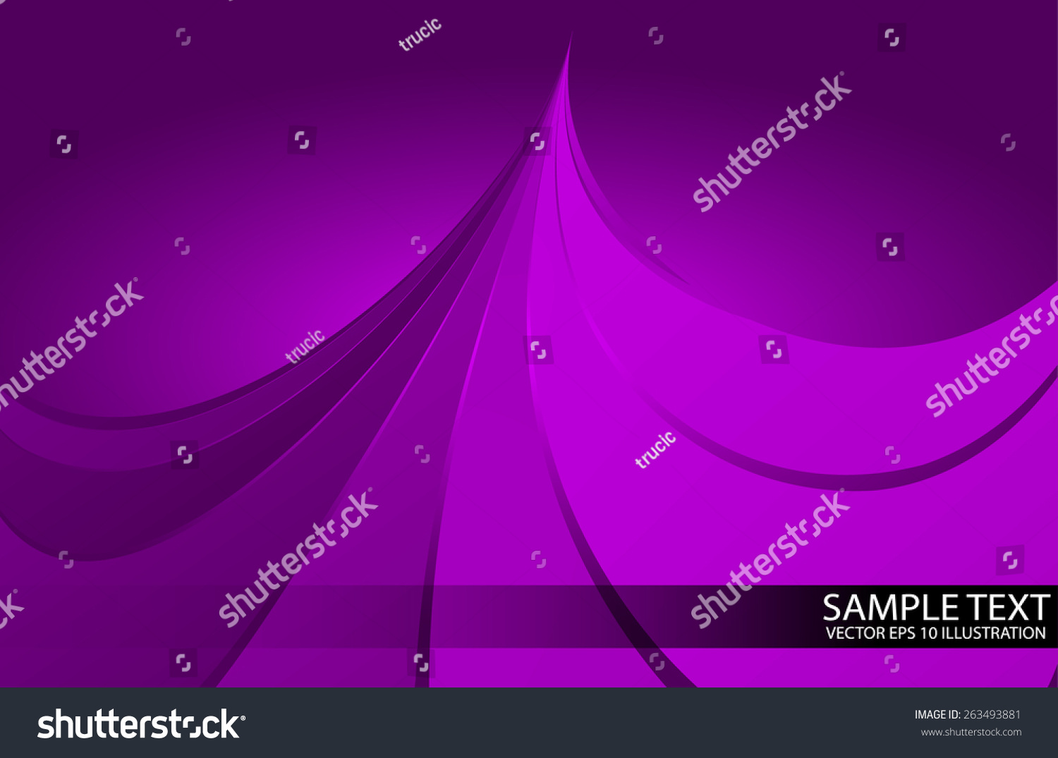 Purple Abstract Vector Lined Background Template Stock Vector (Royalty ...