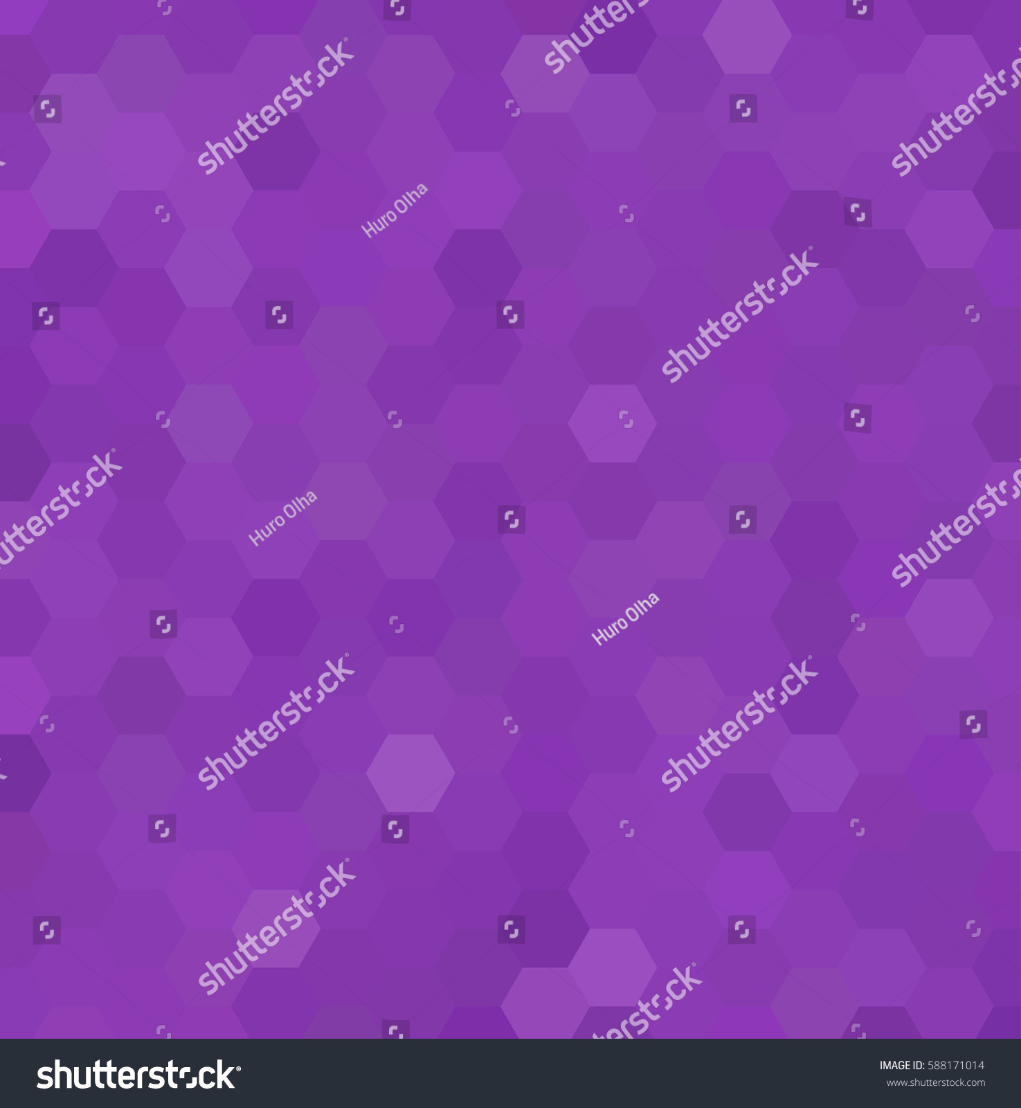Purple Hexagonal Vector Background Stock Vector (Royalty Free ...