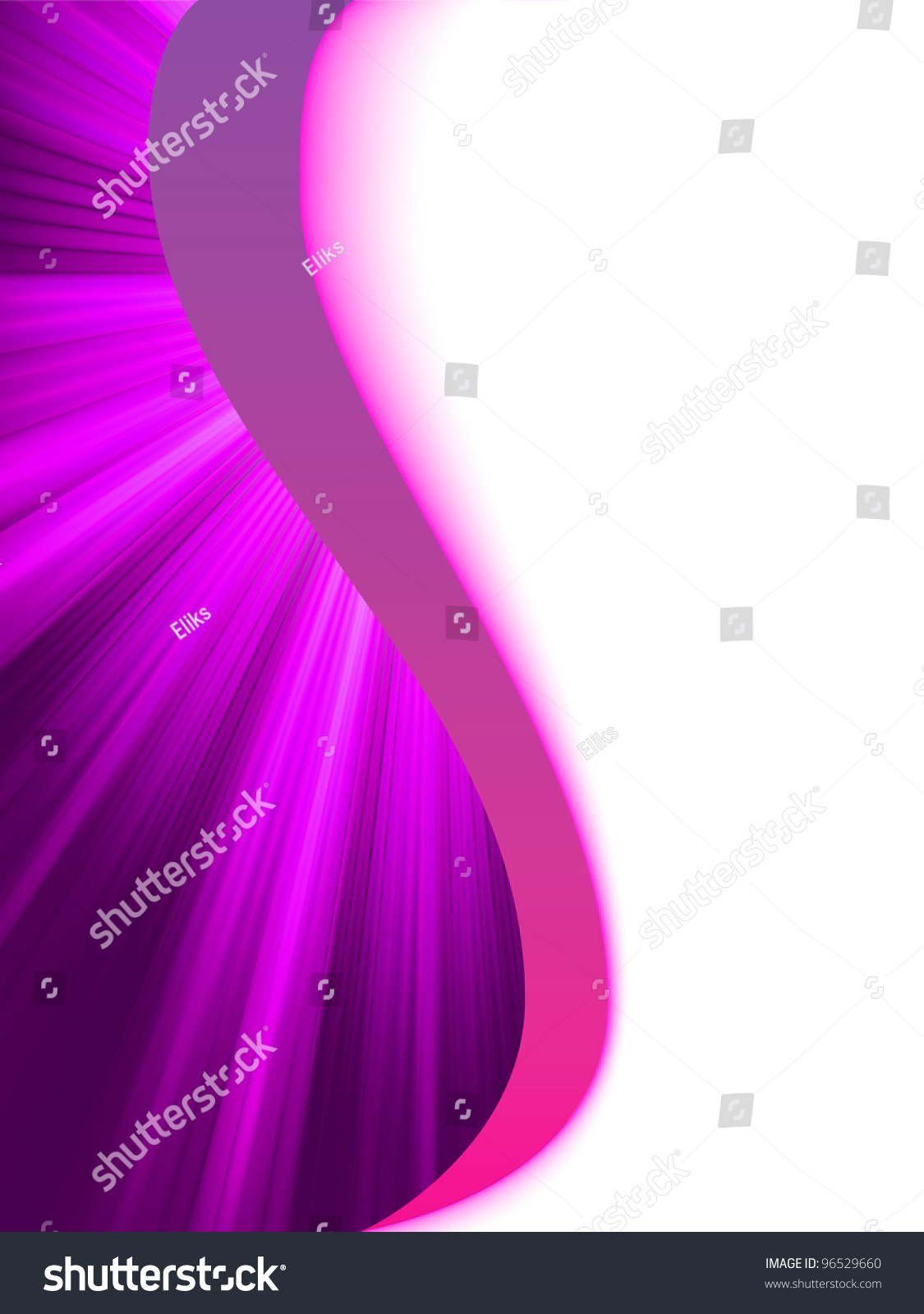 Purple Luminous Rays Eps 8 Vector Stock Vector (Royalty Free) 96529660 ...