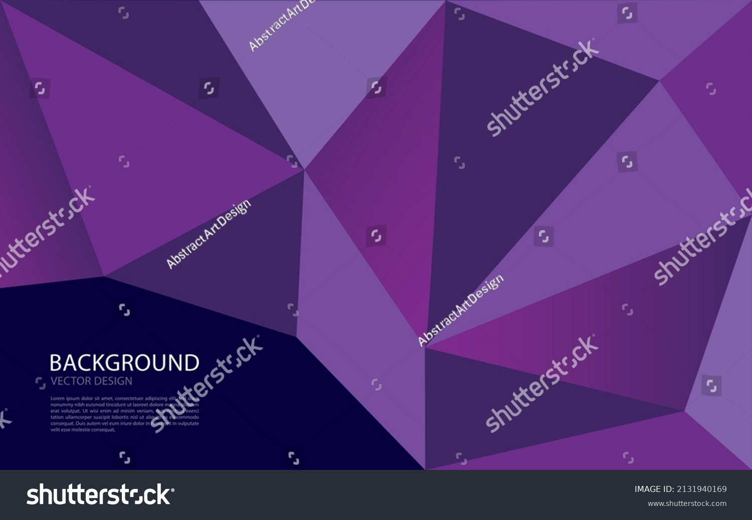 Purple Polygon Abstract Background Vector Creative Stock Vector ...