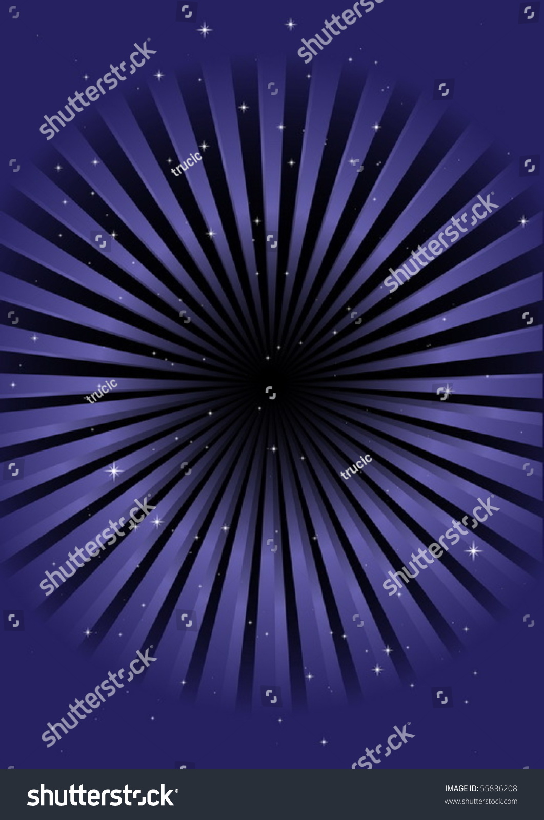 Purple Radial Vector Blast Stock Vector (Royalty Free) 55836208