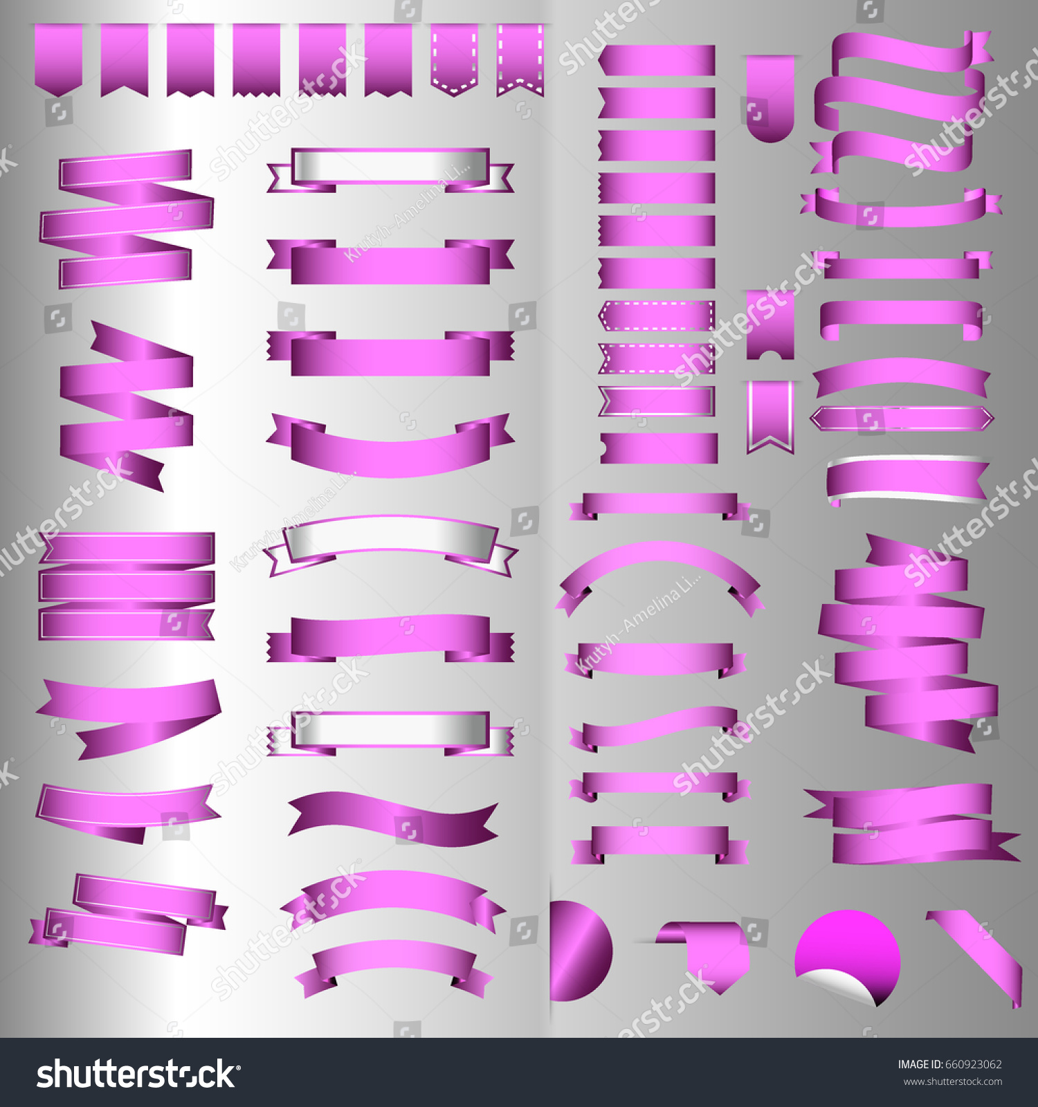 445 張 Purple long ribbon banner 圖片、庫存照片和向量圖 | Shutterstock