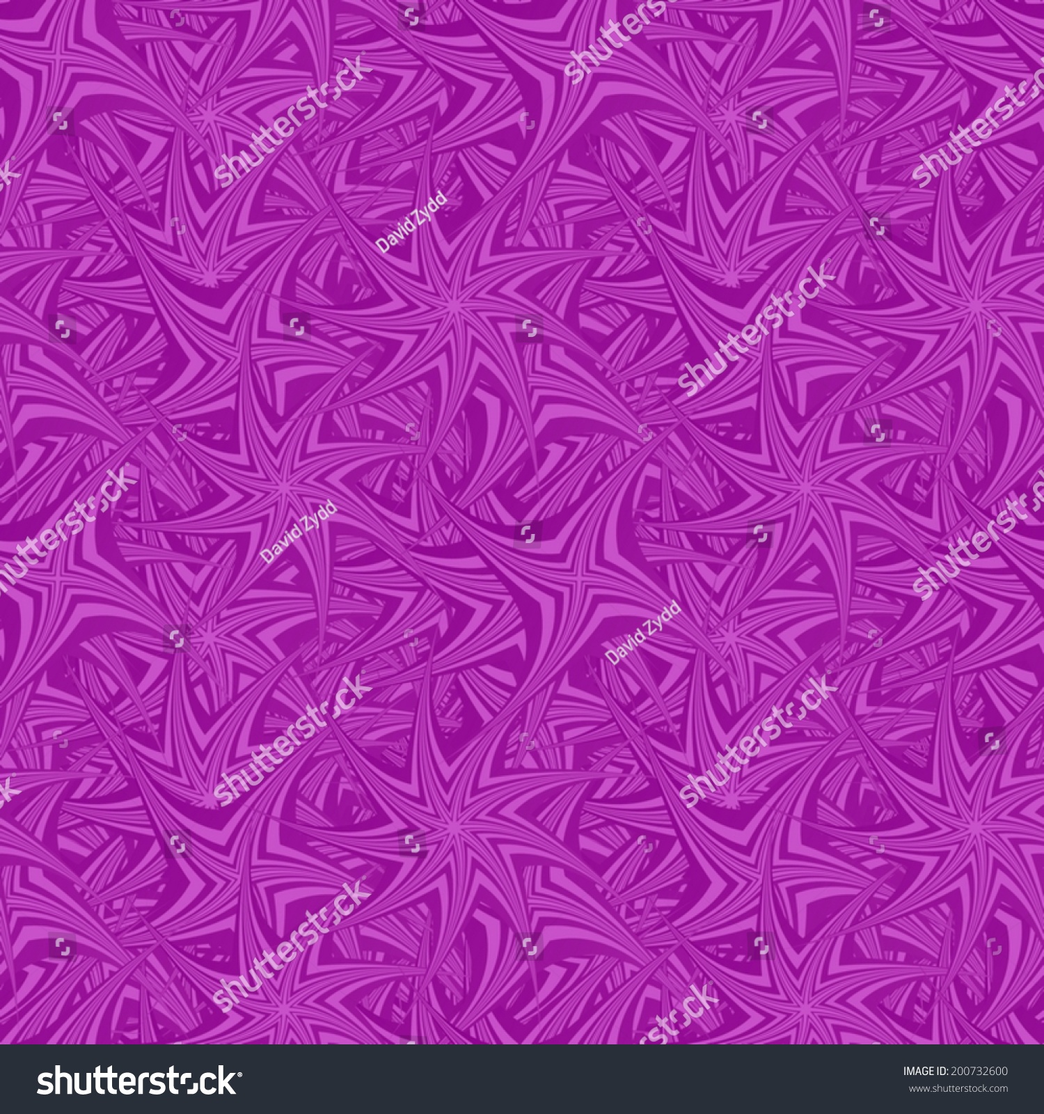 Purple Seamless Spin Star Pattern Background Stock Vector (Royalty Free ...