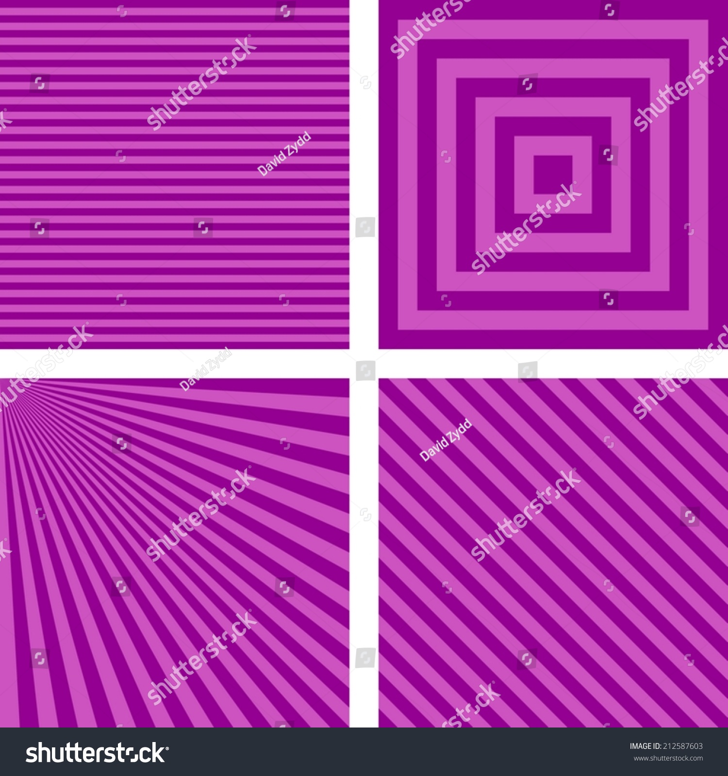 Purple Simple Striped Wallpaper Set Vector Stock Vector (Royalty Free ...