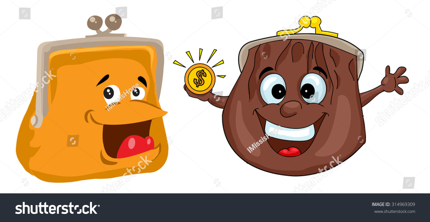 Purse Cartoon Set Stock Vector (Royalty Free) 314969309