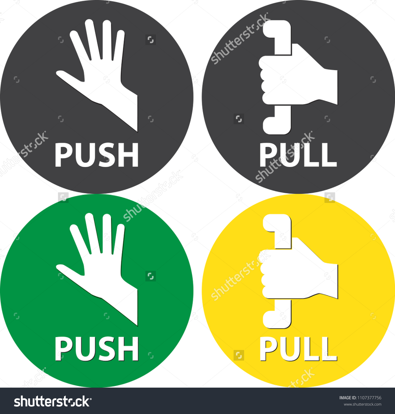 Push Pull Vector Illustration Stock Vector (Royalty Free) 1107377756 Push Pull Vector Illustration Stock Vector (Royalty Free) 1107377756