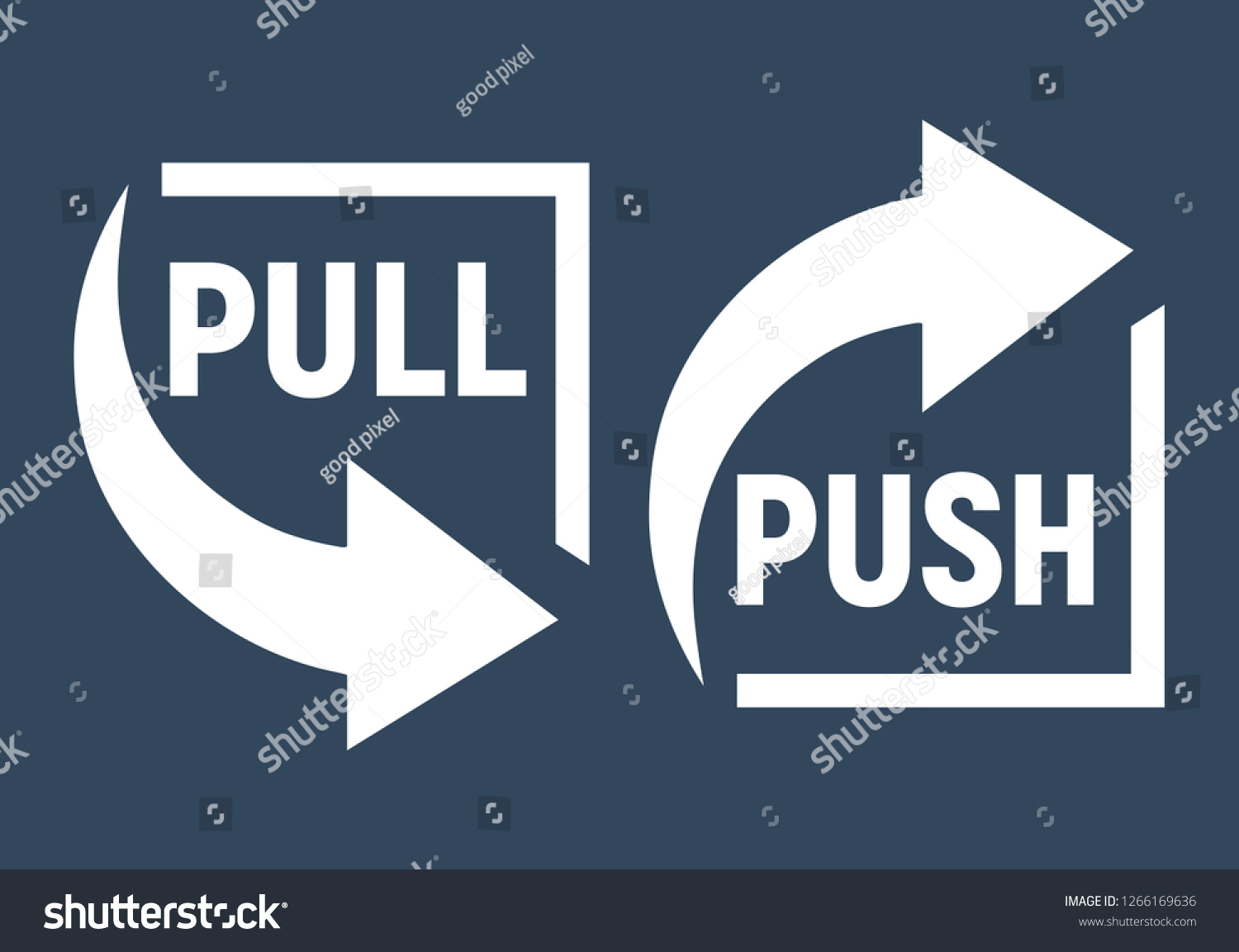 Push Pull Vector Illustration Stock Vector (Royalty Free) 1266169636 ... Push Pull Vector Illustration Stock Vector (Royalty Free) 1266169636 ...