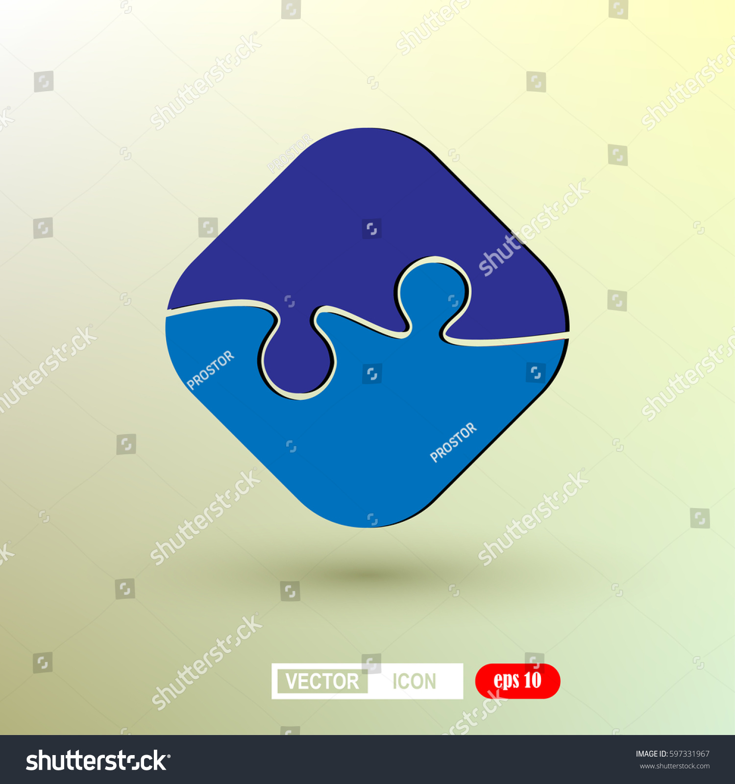 Puzzle Info Graphic Stock Vector (Royalty Free) 597331967 | Shutterstock