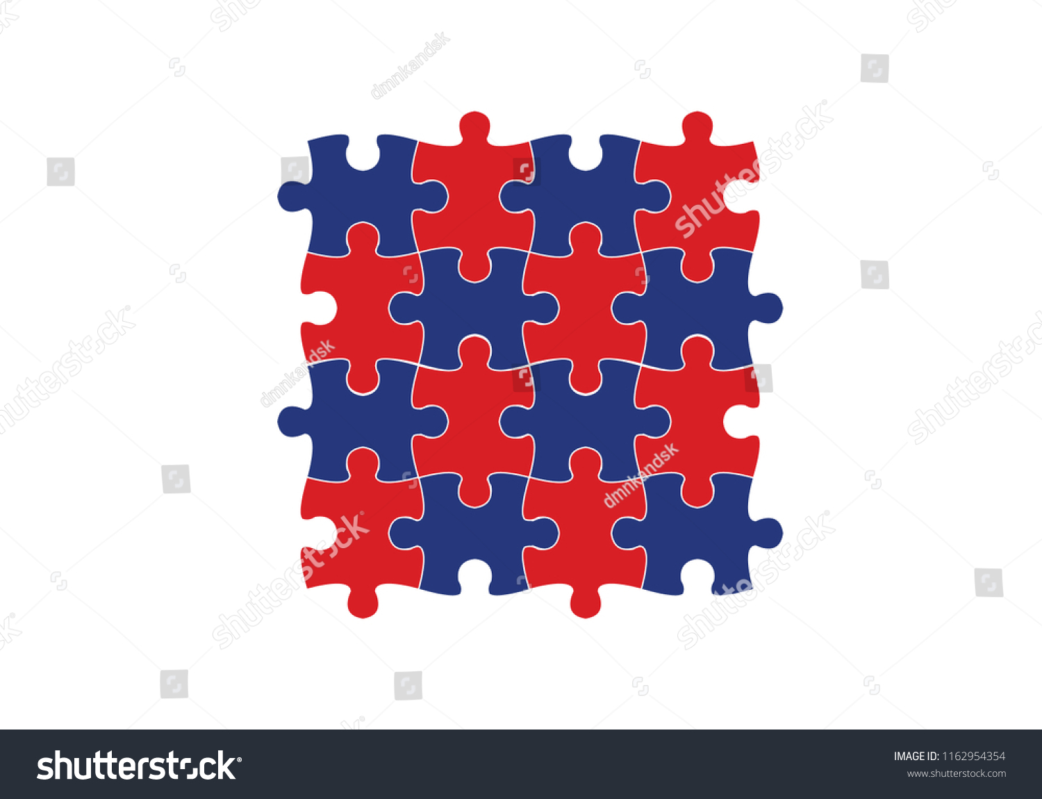 Puzzle Texture Wallpaper Vector Illustration Stock Vector (Royalty Free ...