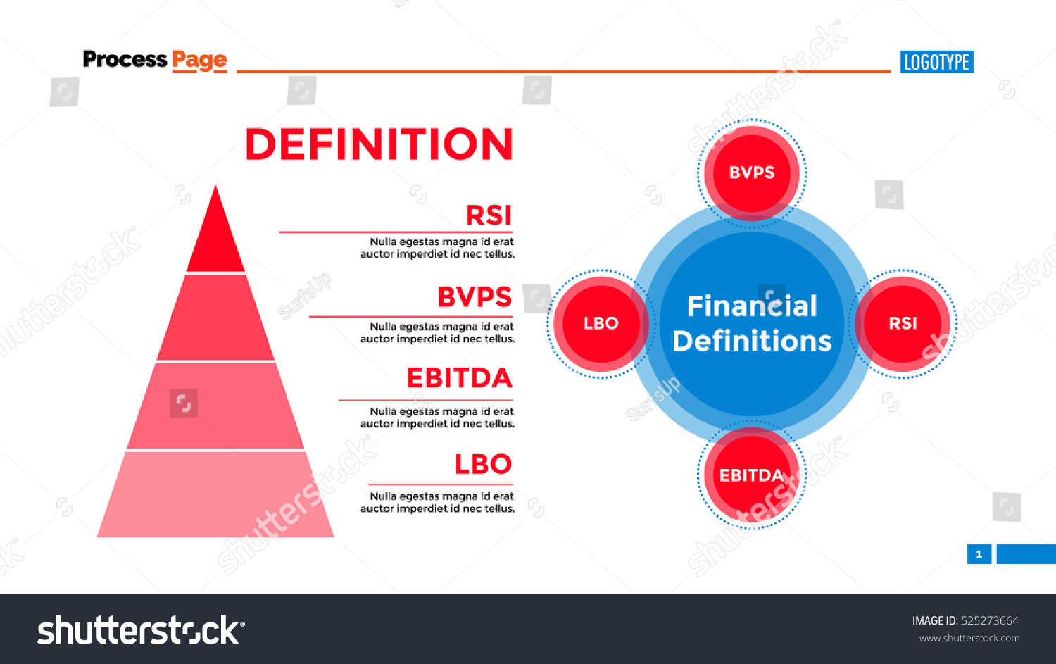 Pyramid Circle Mind Map Slide Template Stock Vector (Royalty Free ...