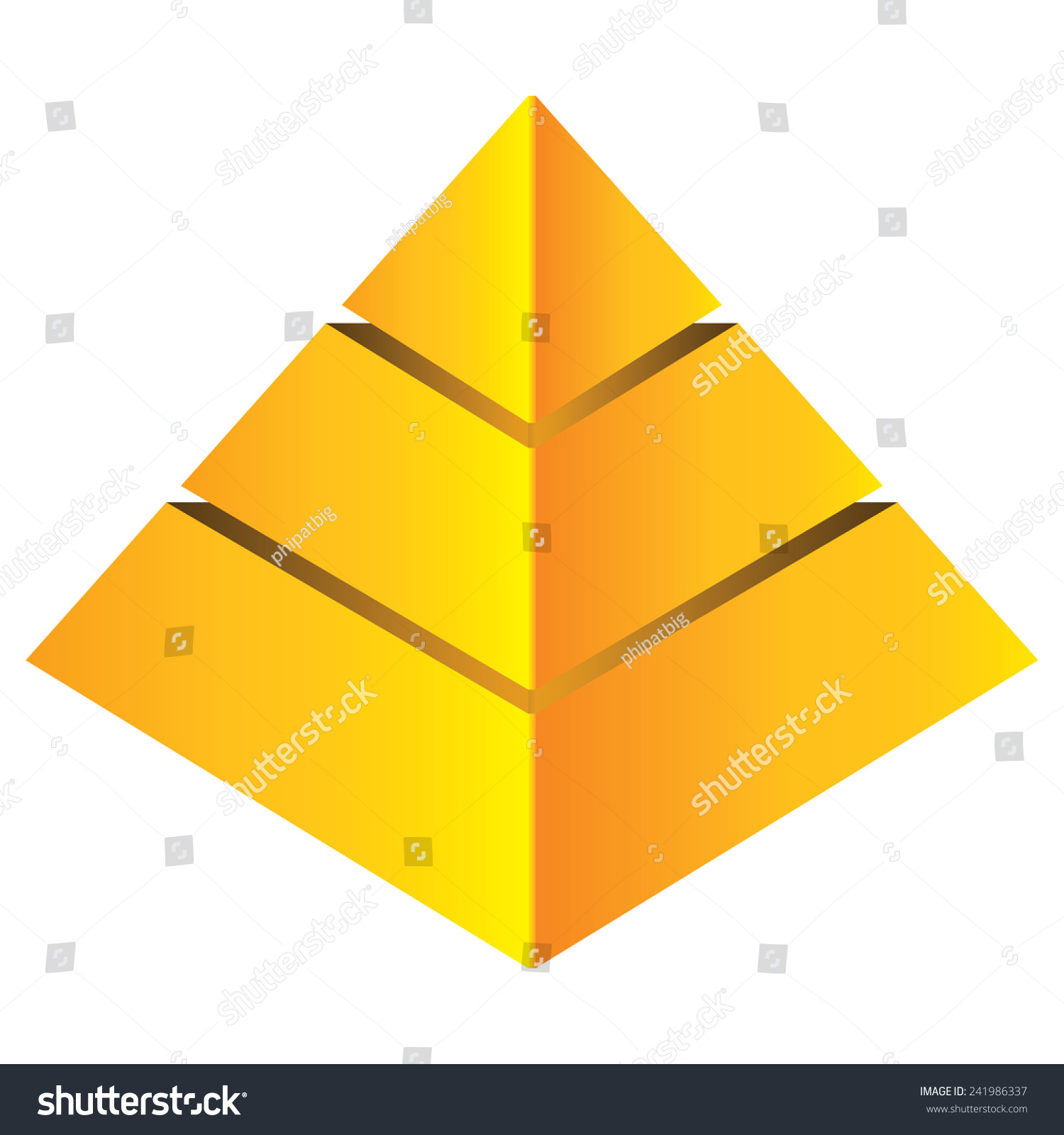 Pyramid Chart Stock Vector (Royalty Free) 241986337 | Shutterstock