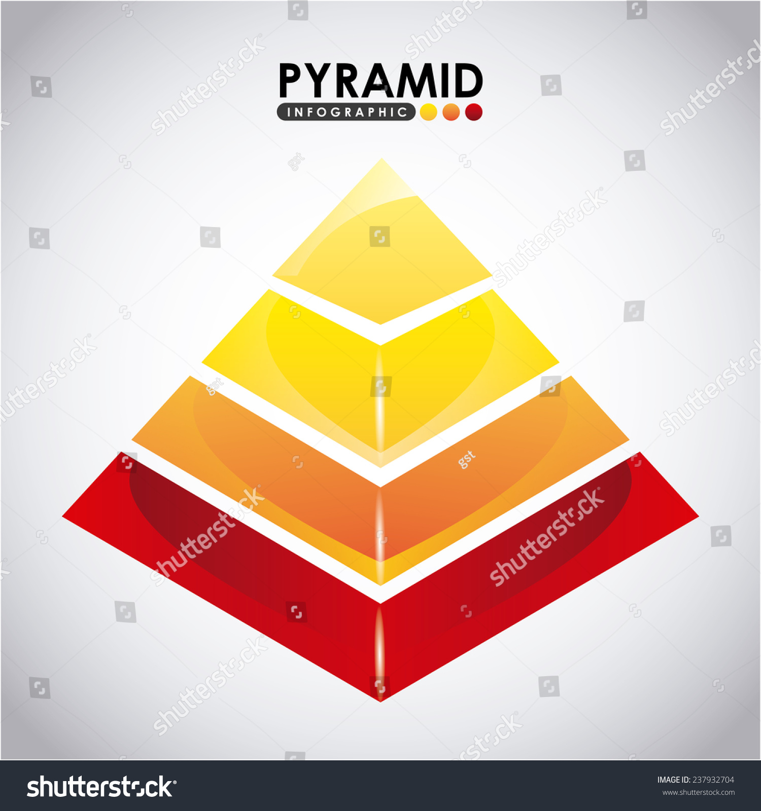 Pyramid Infographic Stock Vector (Royalty Free) 237932704 | Shutterstock