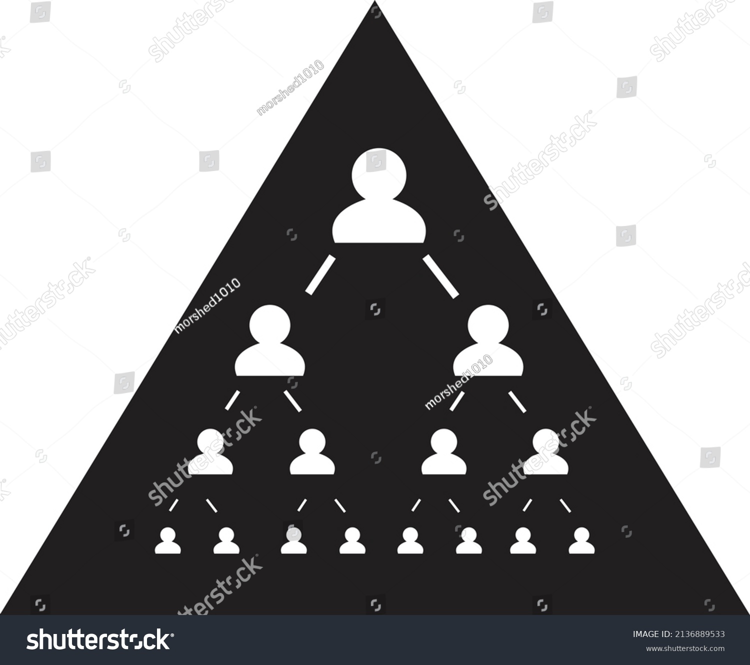Pyramid Scheme Concept Vector Illustration Stock Vector (Royalty Free ...