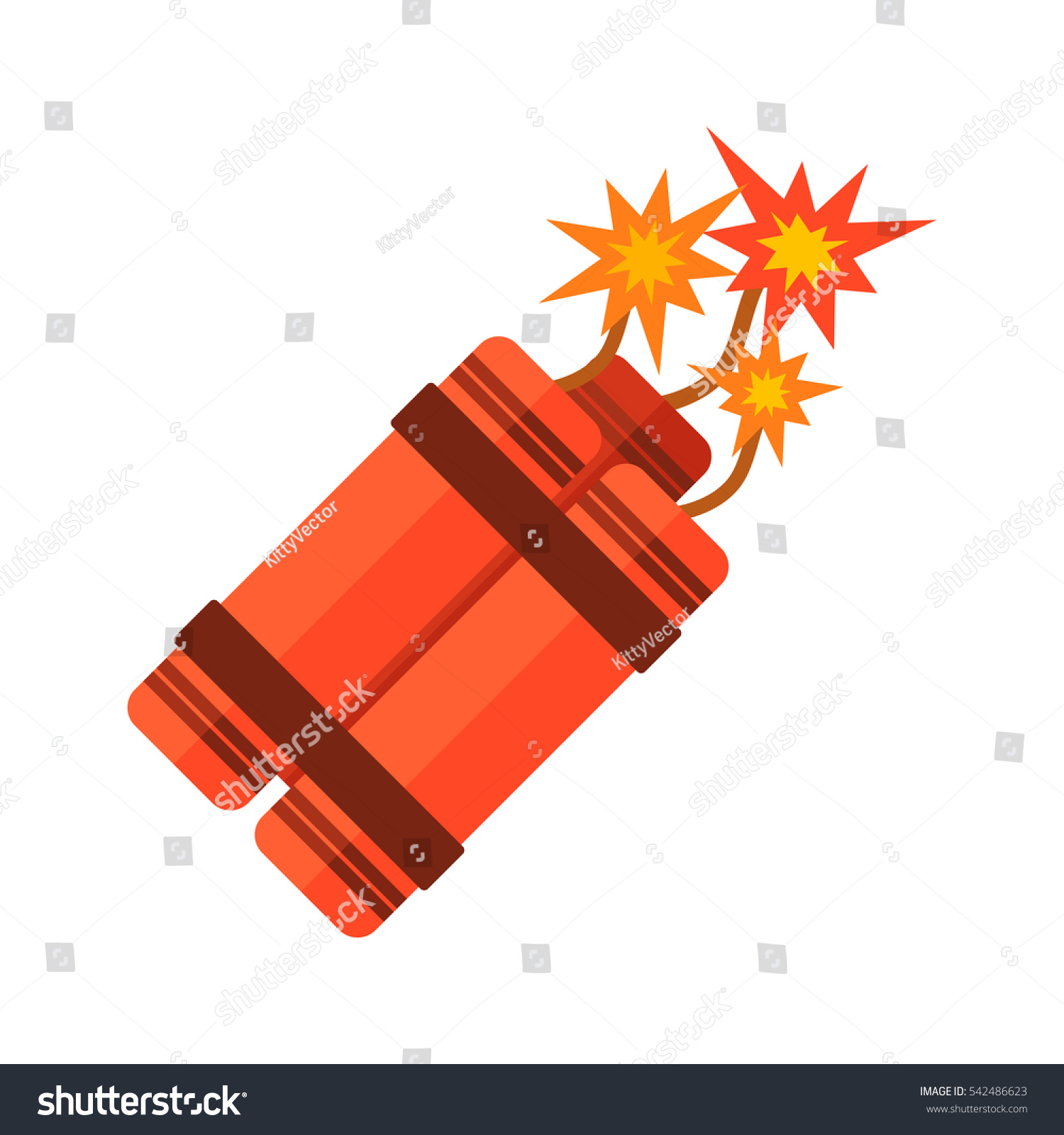 Pyrotechnics Fireworks Vector Stock Vector (Royalty Free) 542486623 ...