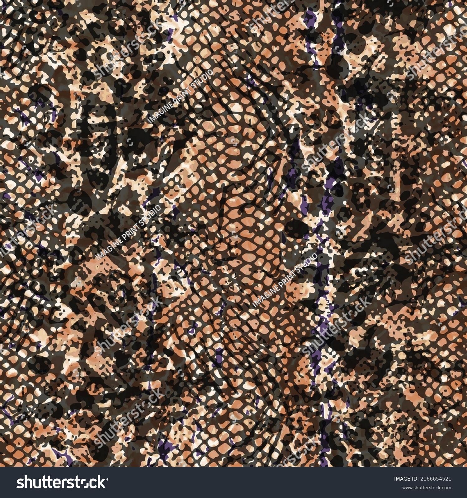 Python Skin Snake Pattern Fashionable Print Stock Vector (Royalty Free ...