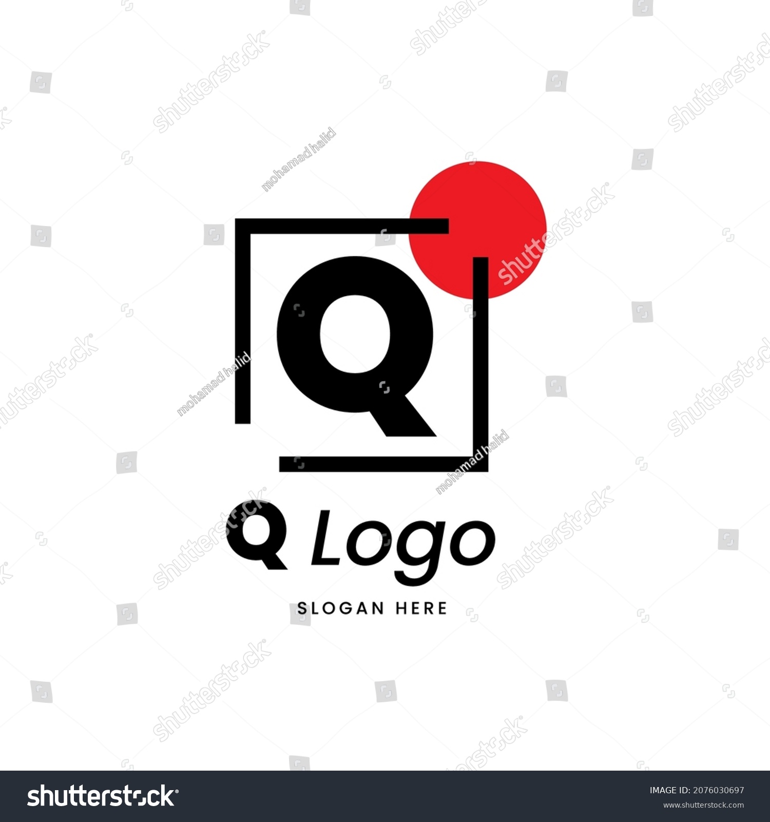 Q Logo Design Illustrator Logo Design Stock Vector (Royalty Free ...