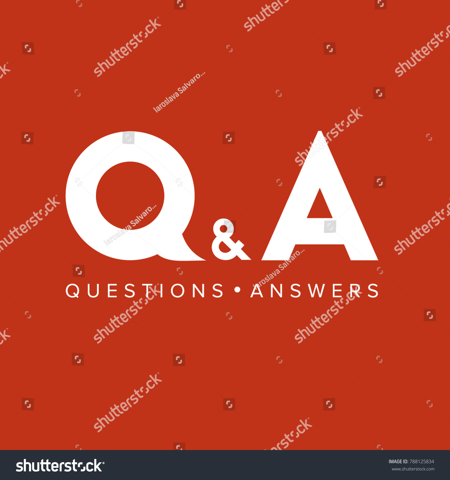Qa Logo Vector Graphic Branding Letter Stock Vector (Royalty Free ...