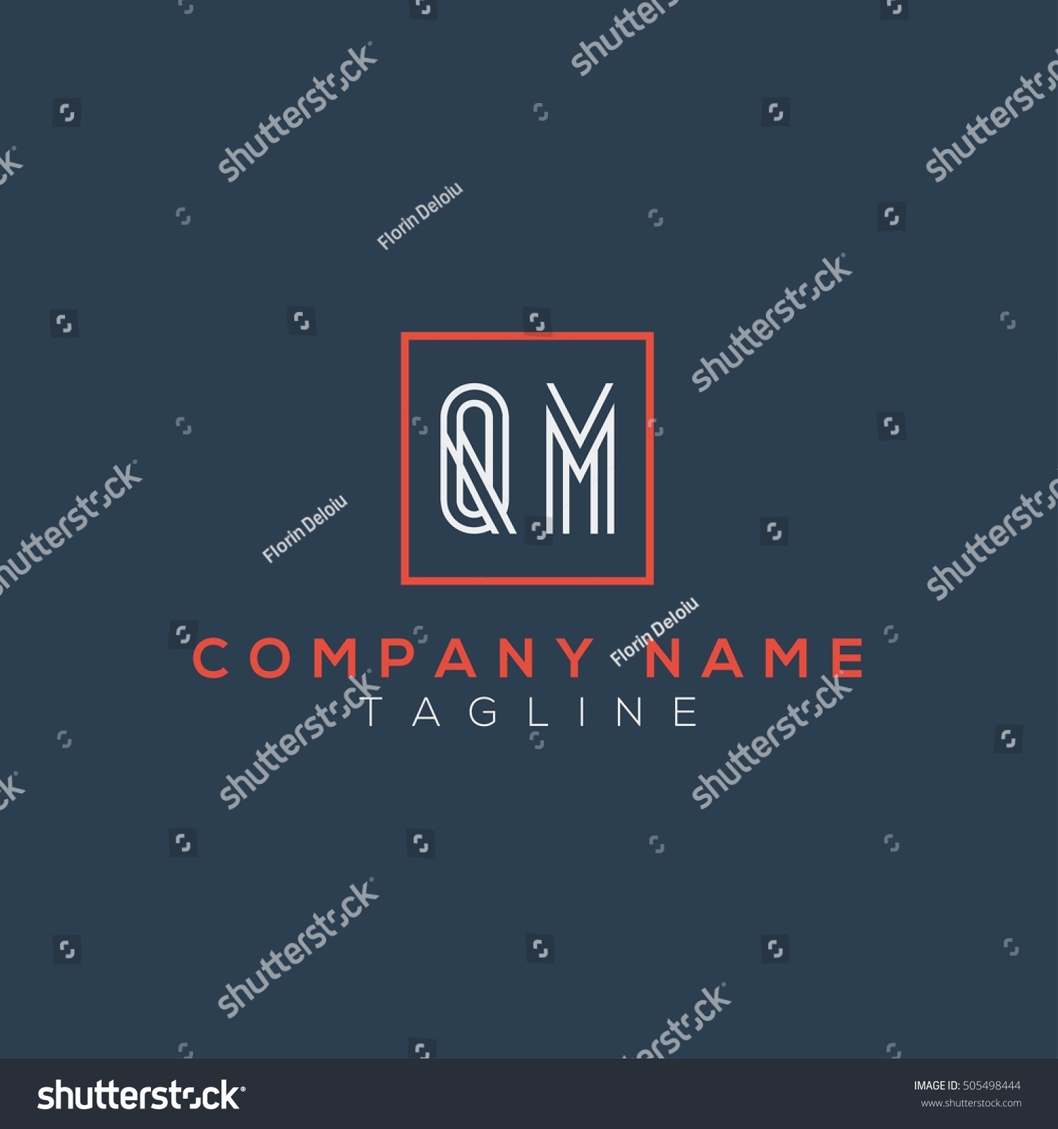 Qm Logo Stock Vector Illustration 505498444 : Shutterstock