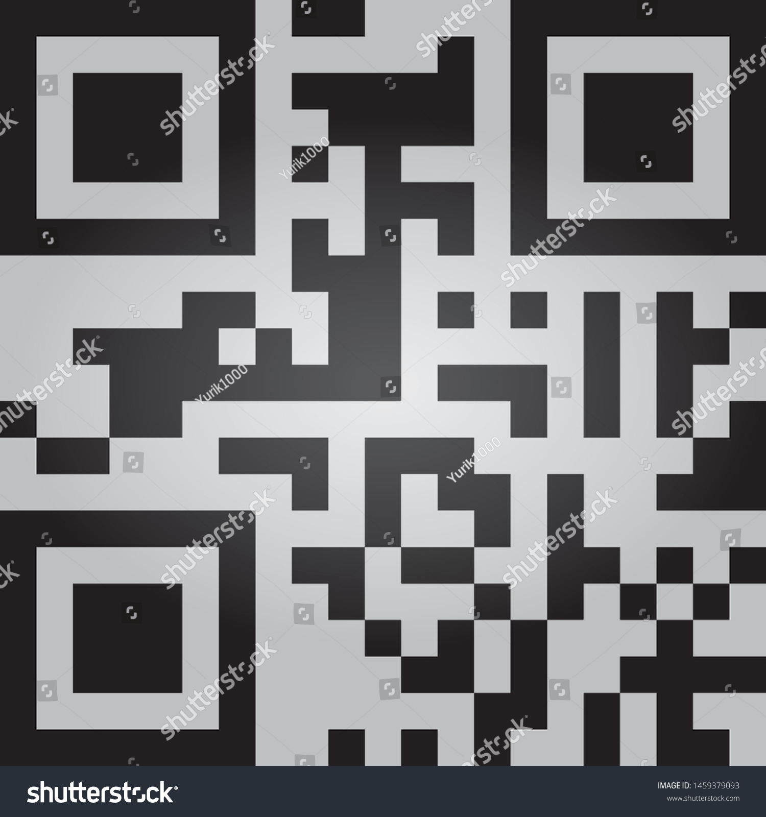 Qr Code Eps Logo Web Message Stock Vector (Royalty Free) 1459379093
