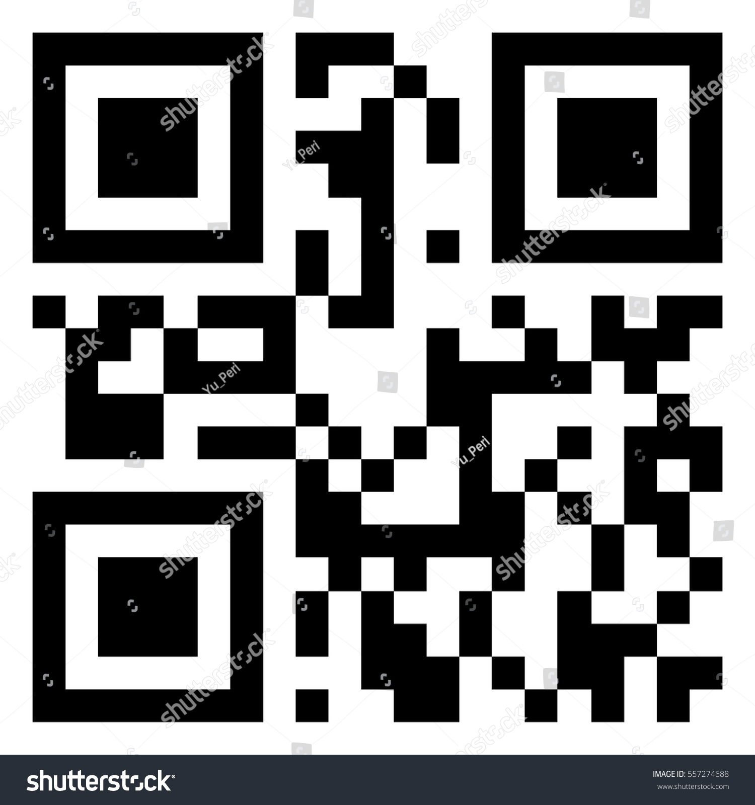 Qr Code Isolated On White Background Stock Vector (Royalty Free ...