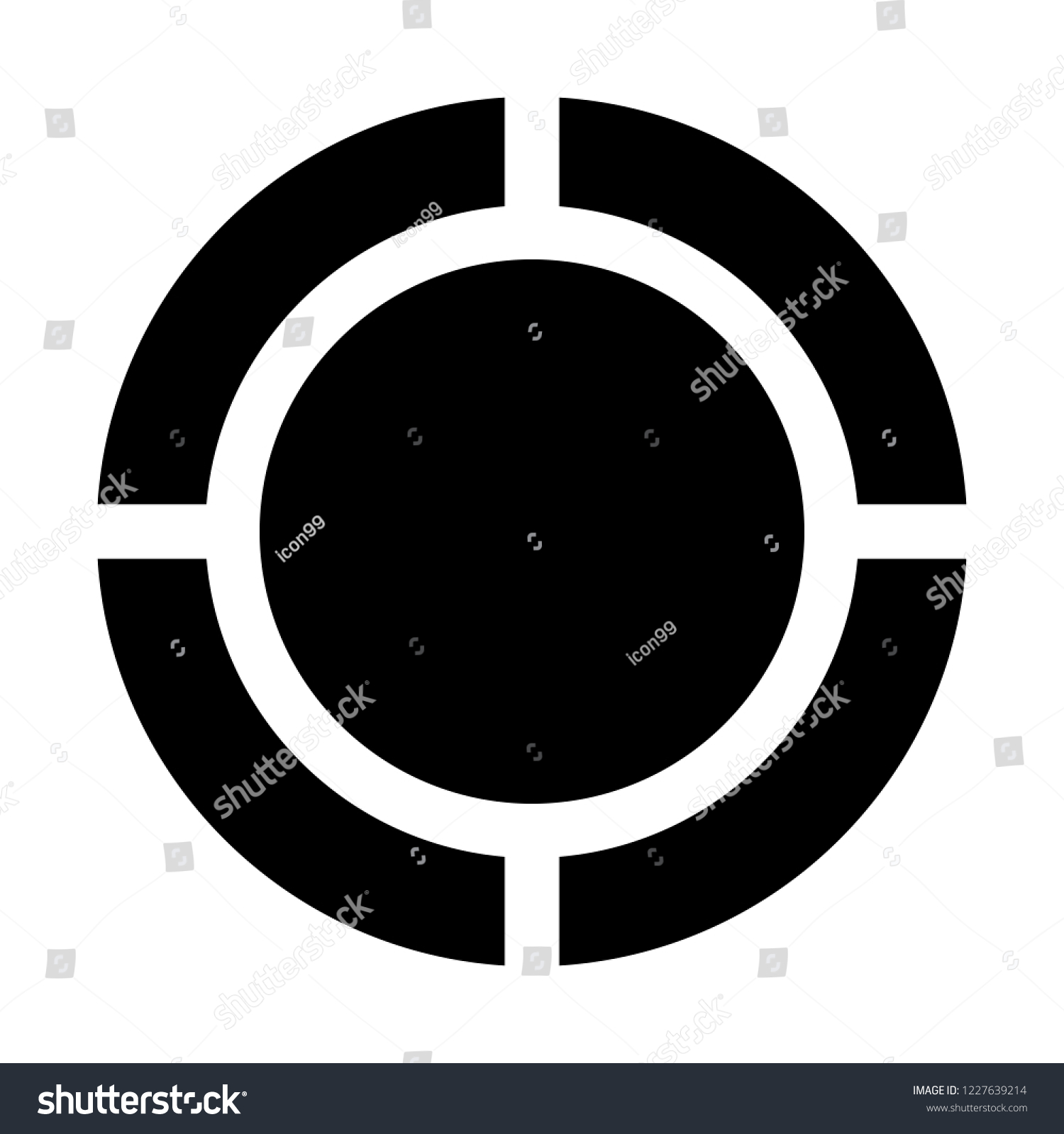 Quadrant Circle Diagram: เวกเตอร์สต็อก (ปลอดค่าลิขสิทธิ์) 1227639214 ...