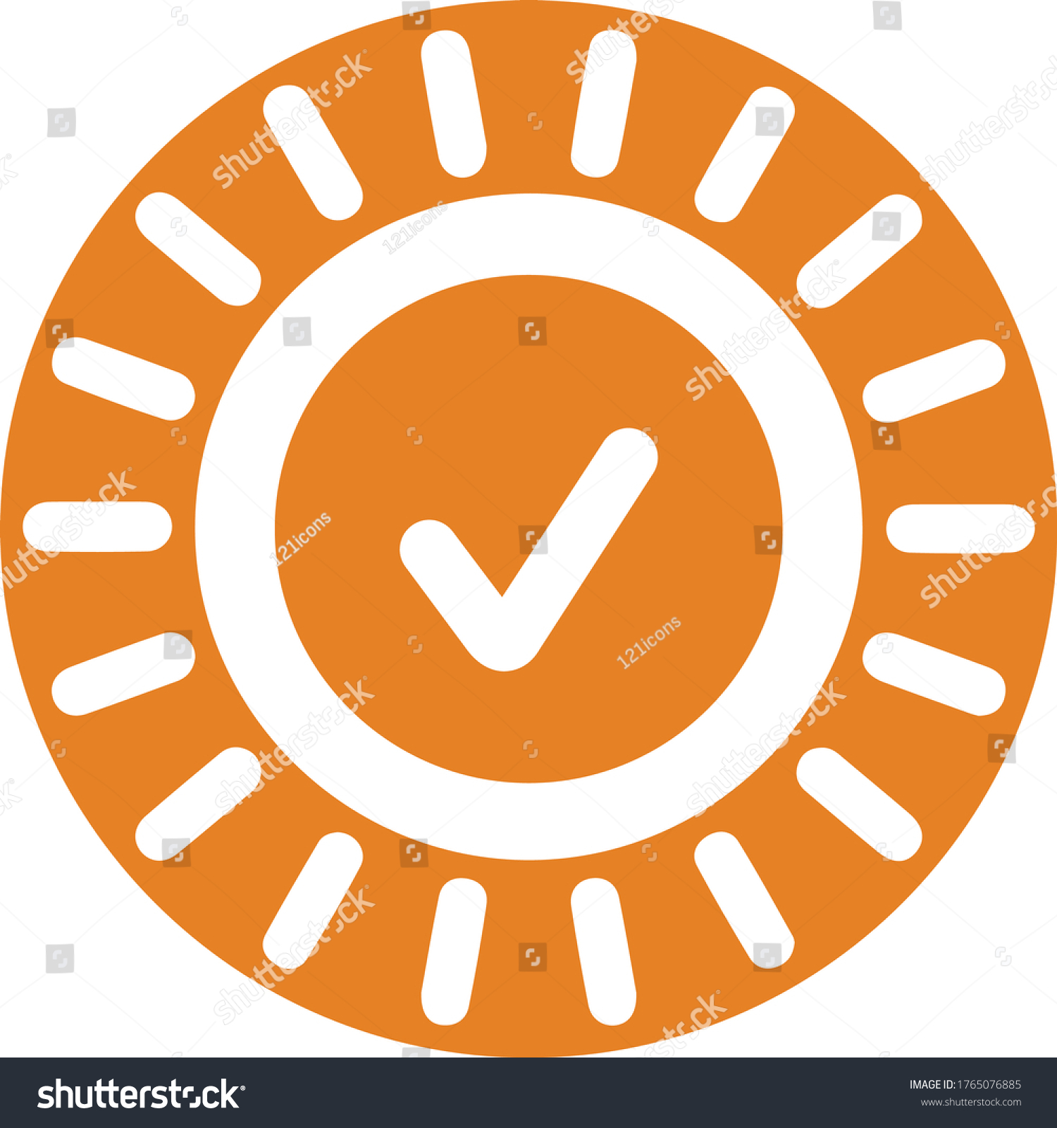 Quality Guarantee Icon Design Check Mark Stock Vector (Royalty Free ...