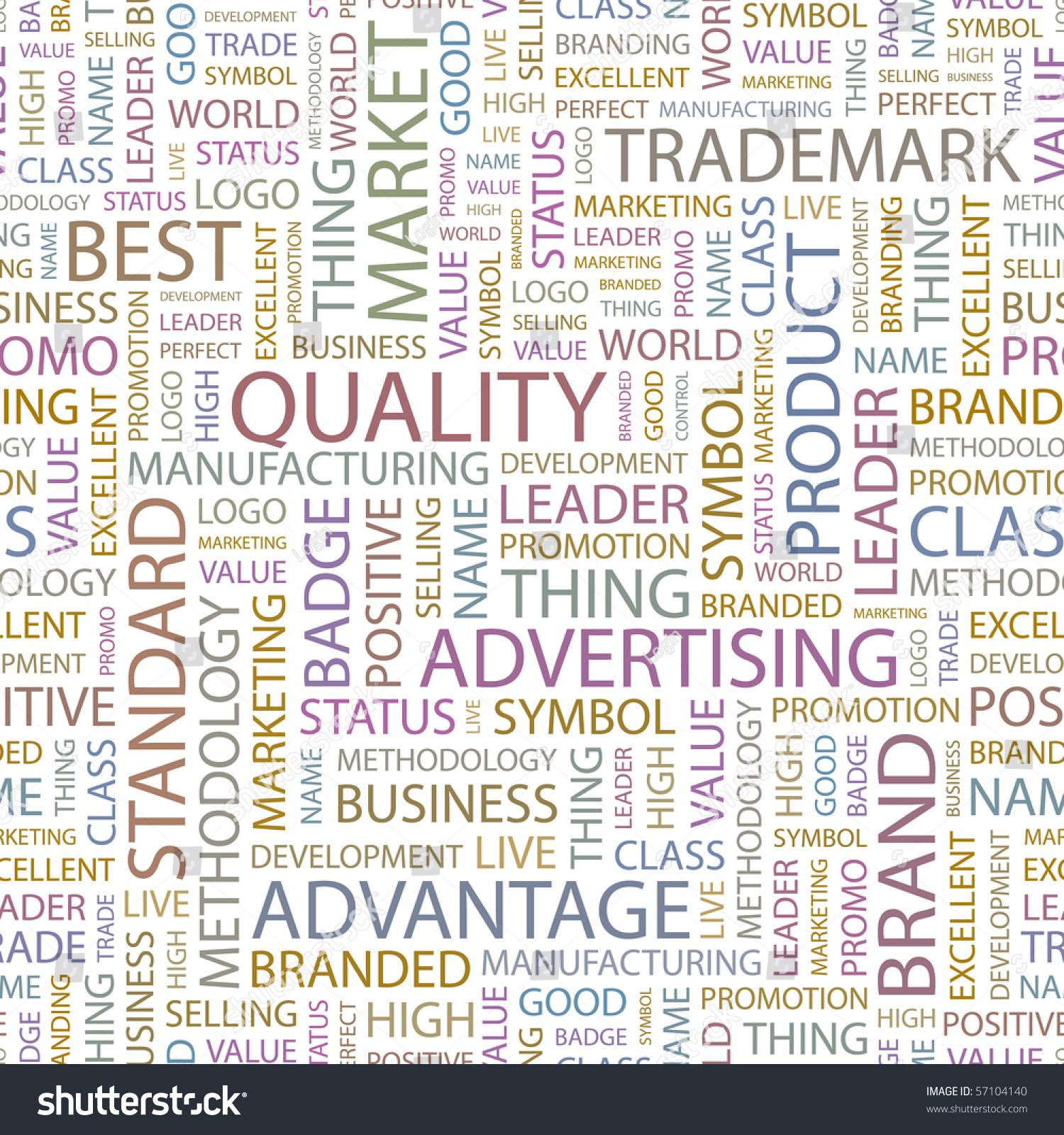 Quality Seamless Vector Background Wordcloud Illustration Stock Vector ...