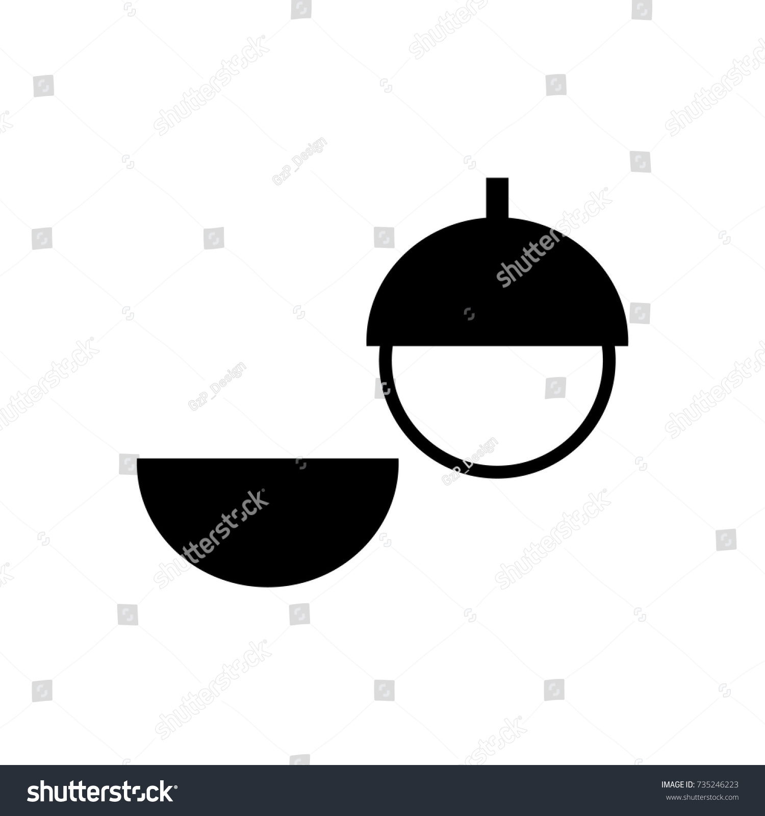 Quenepa Fruit Icon Vector Illustration Stock Vector (Royalty Free ...