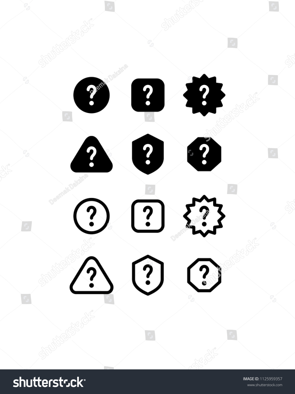 Question Icon Design Vector Symbol Help Stock Vector (Royalty Free ...