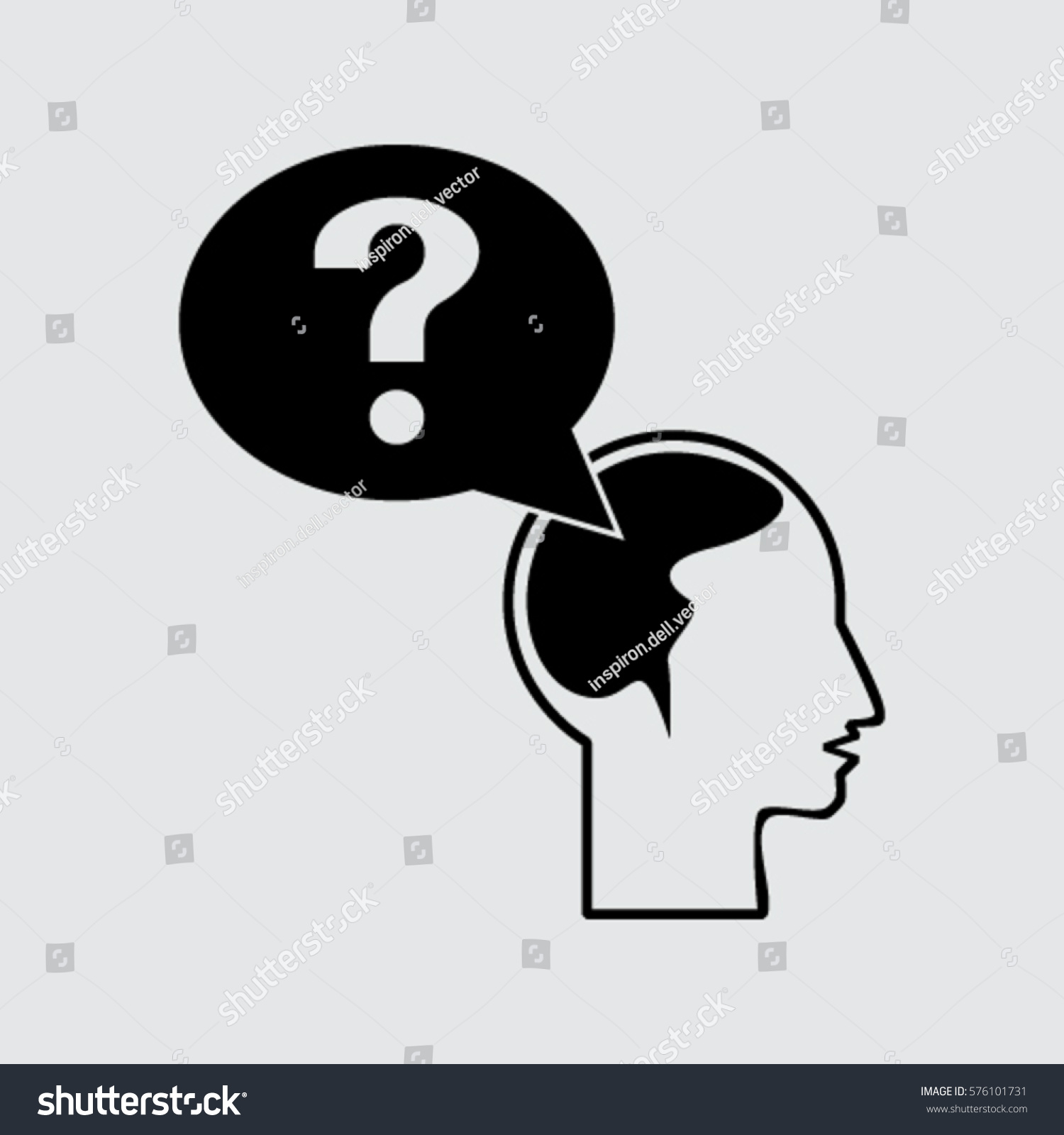Question Mark Man Stock Vector (Royalty Free) 576101731 | Shutterstock