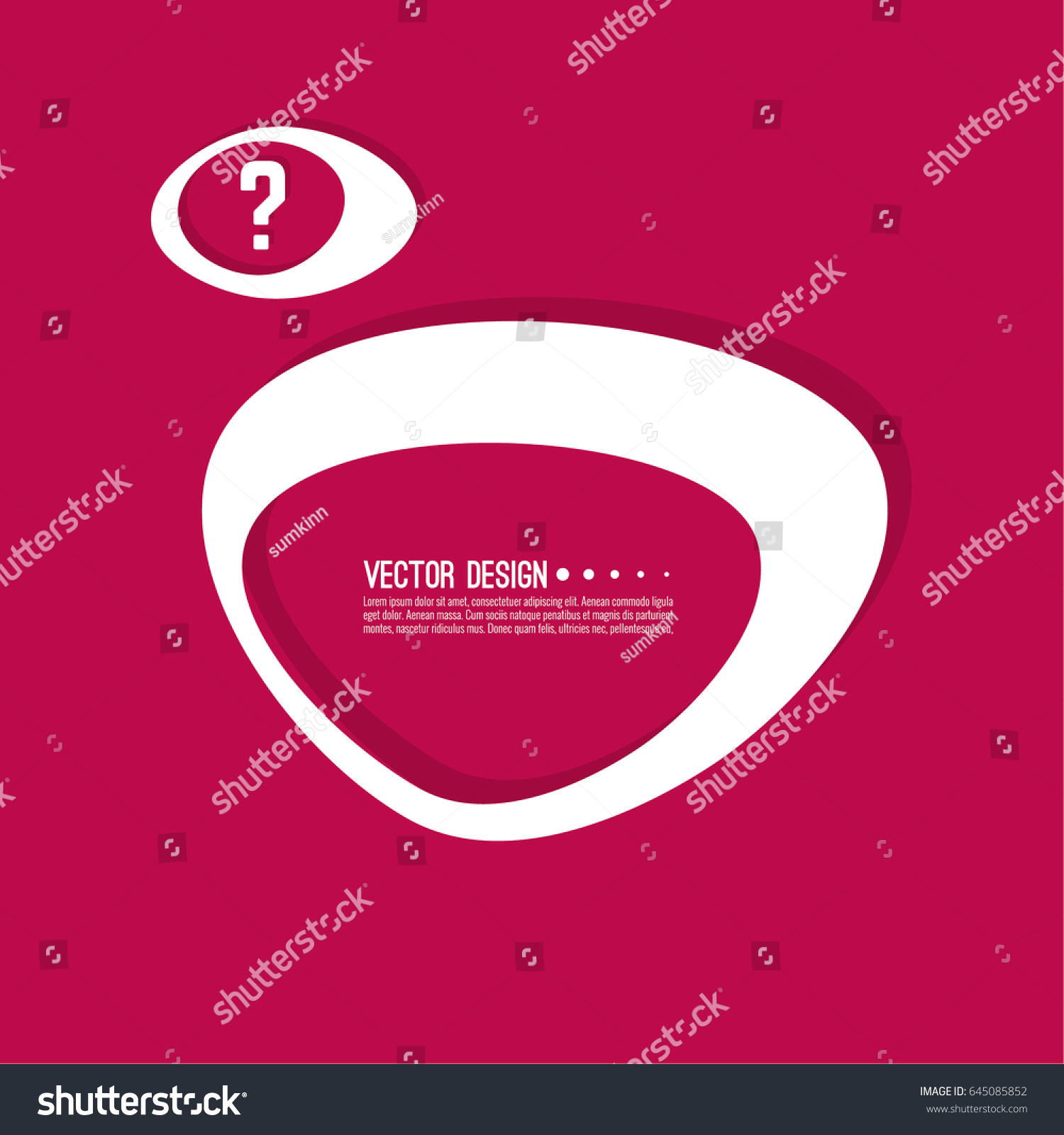 Question Mark Blank Template Faq Sign: เวกเตอร์สต็อก (ปลอดค่าลิขสิทธิ์ ...