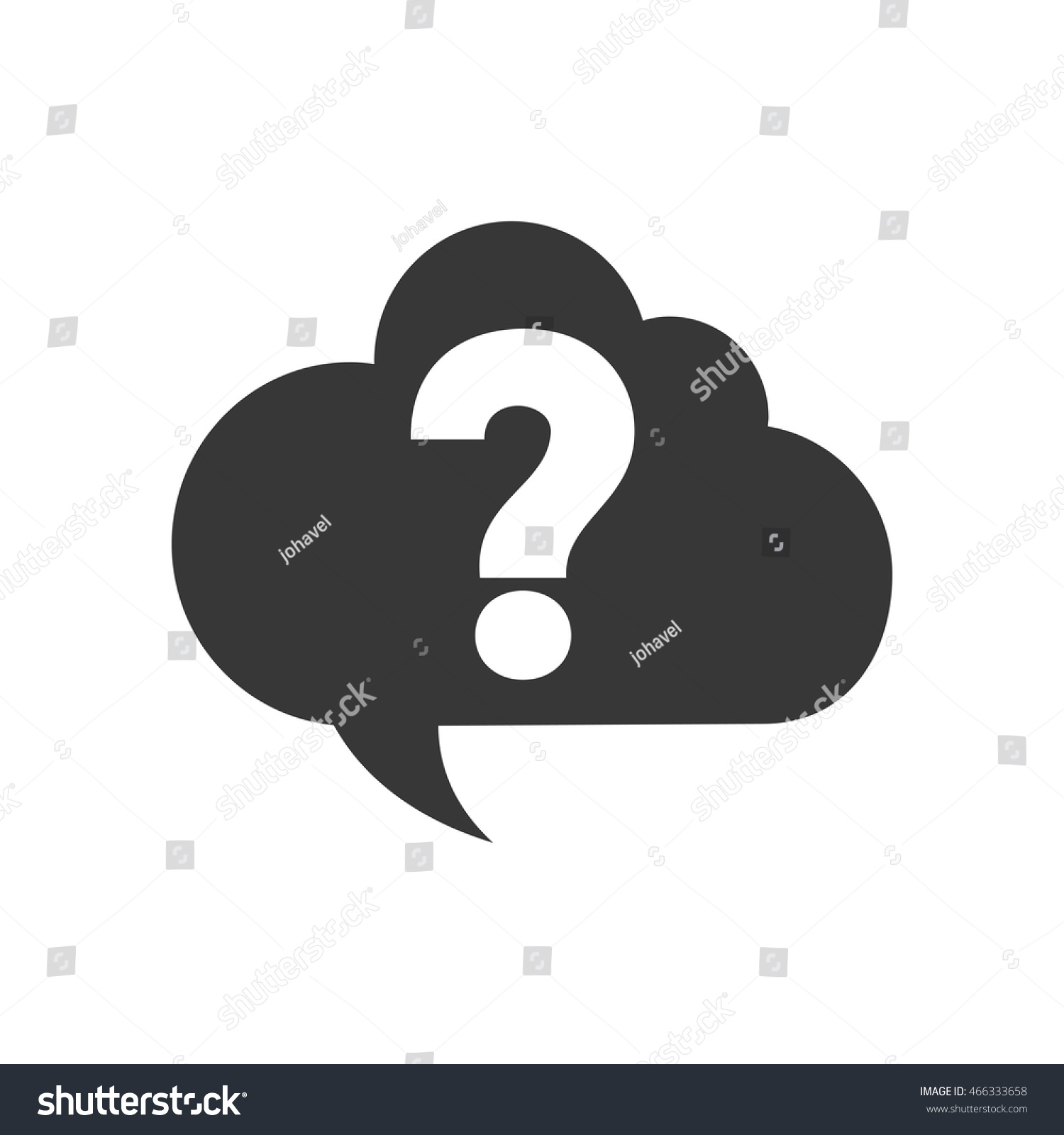 Question Mark Bubble Ask Why Icon: เวกเตอร์สต็อก (ปลอดค่าลิขสิทธิ์ ...