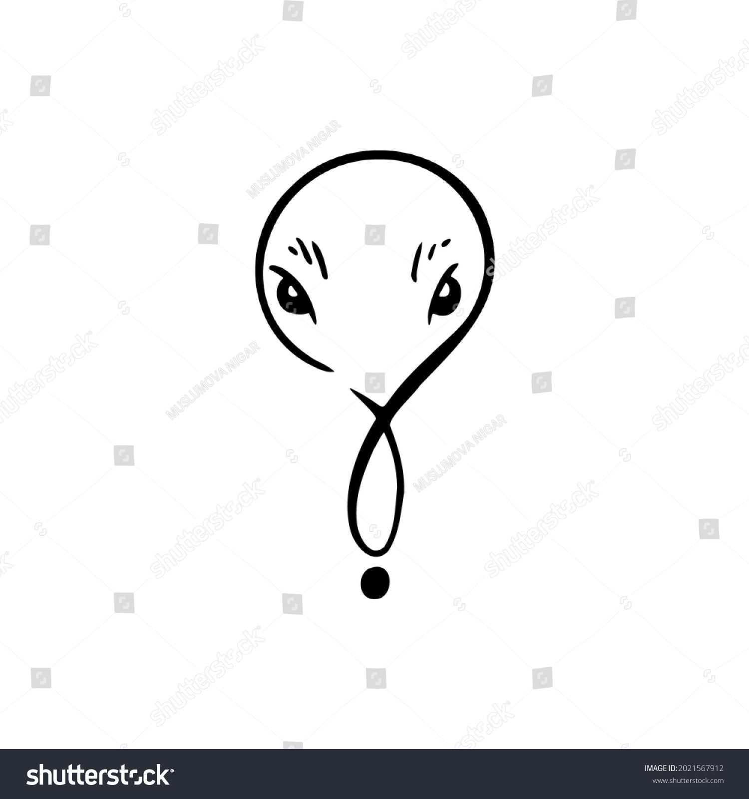 Question Mark Drawing Bird Vector Illustration: เวกเตอร์สต็อก (ปลอดค่า ...