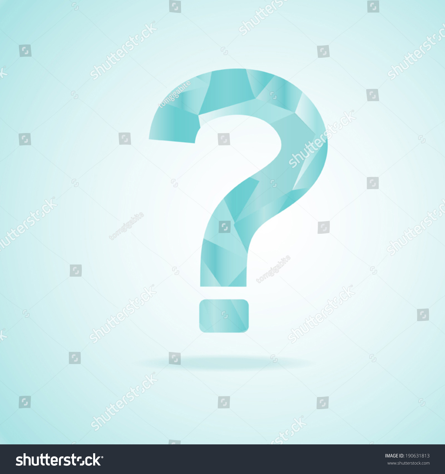 Question Mark Geometric Icon Vector Eps Stock Vector (Royalty Free ...