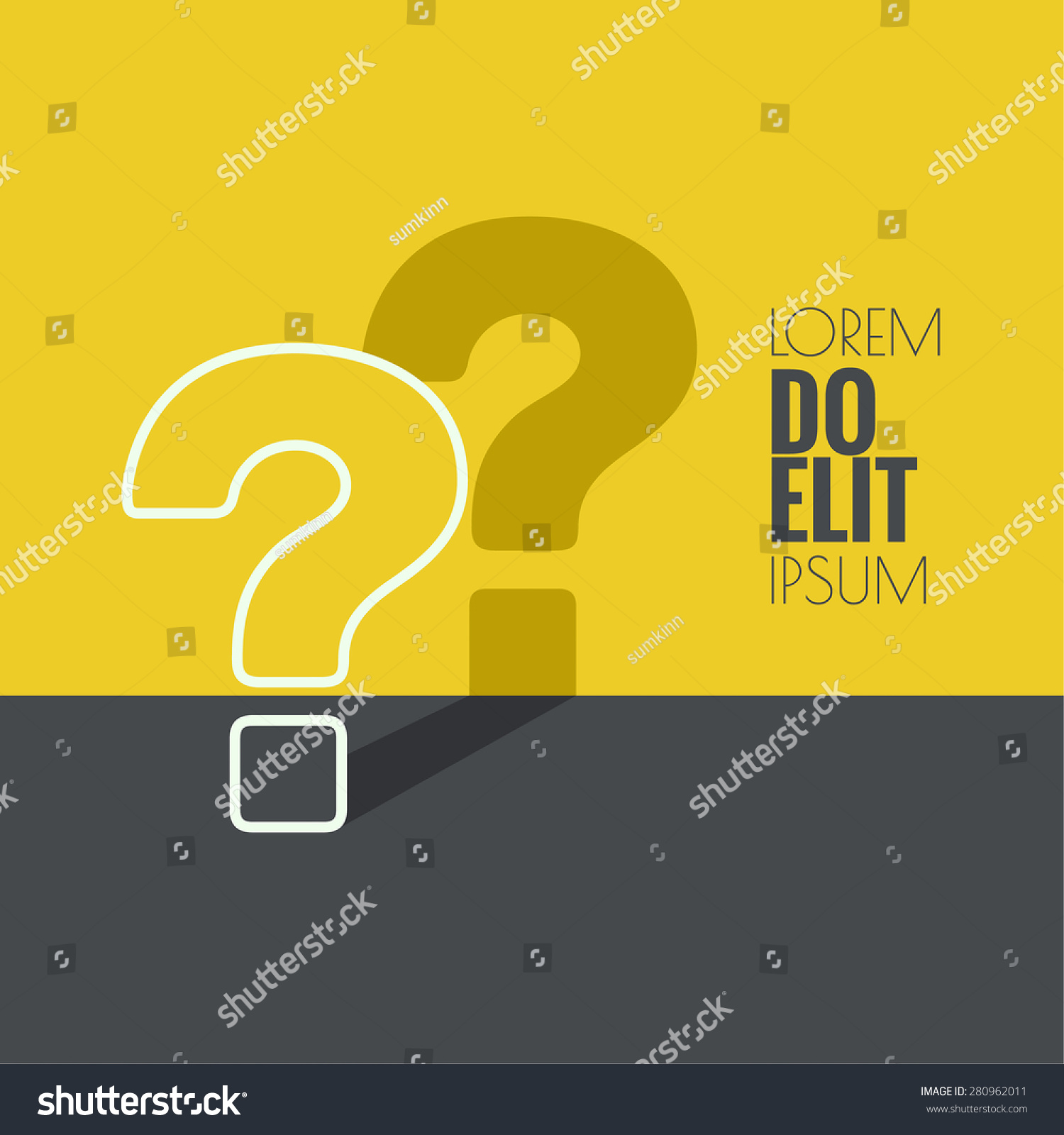 Question Mark Icon Help Symbol Faq Stok Vektör (Telifsiz) 280962011 ...