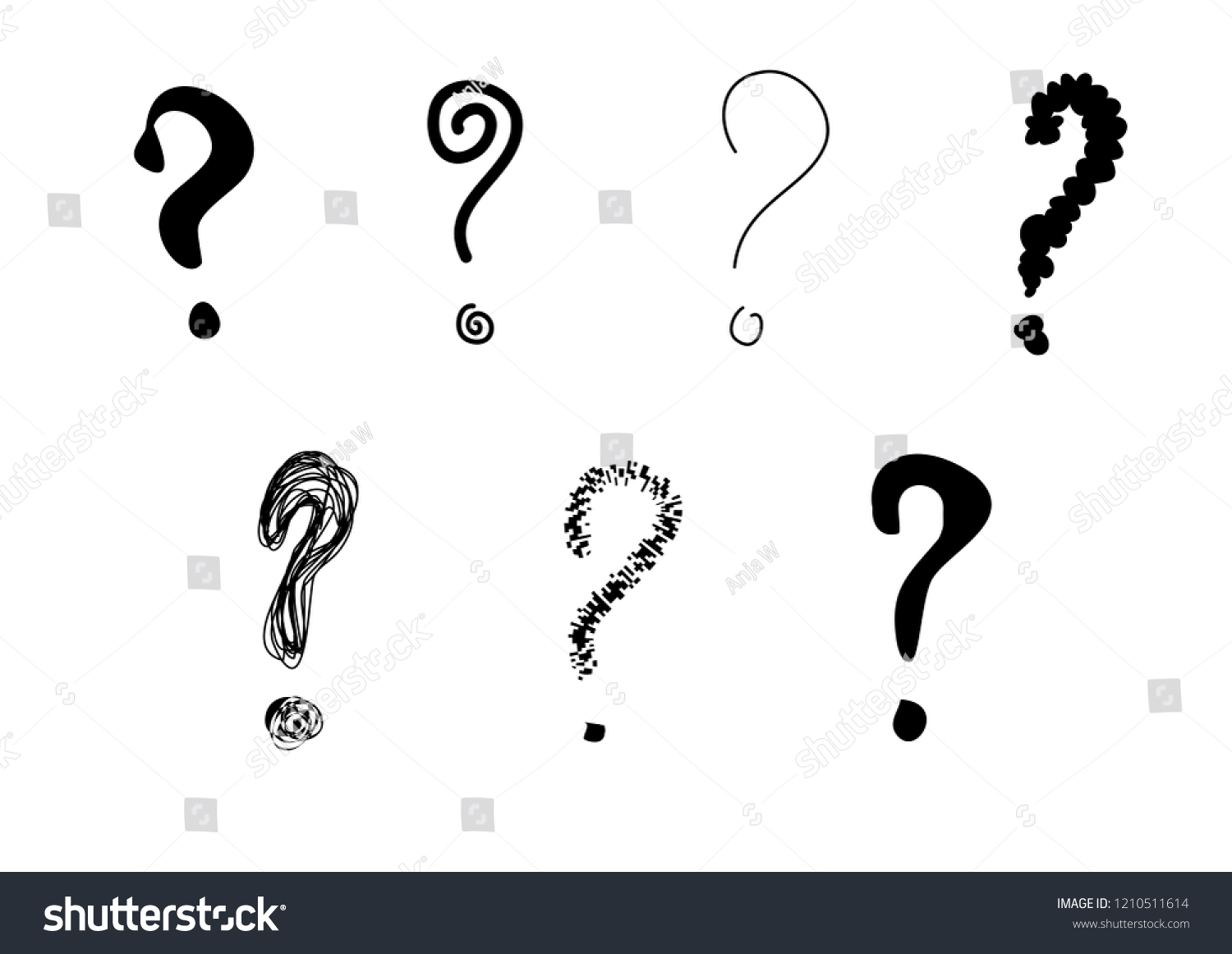 Question Mark Interrogation Point Illustration Vector Stock Vector ...